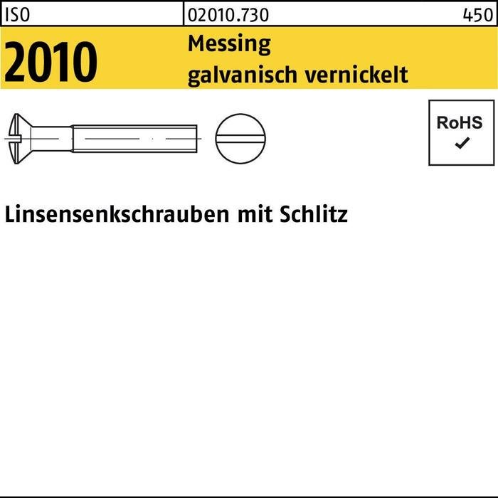 Vis ISO 2010 m.Schlitz | Leroy Merlin