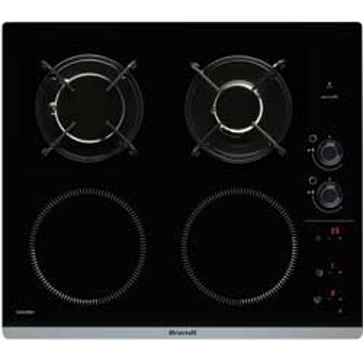 BRANDT BPI6413BM - Table de cuisson mixte gaz et induction | Leroy Merlin