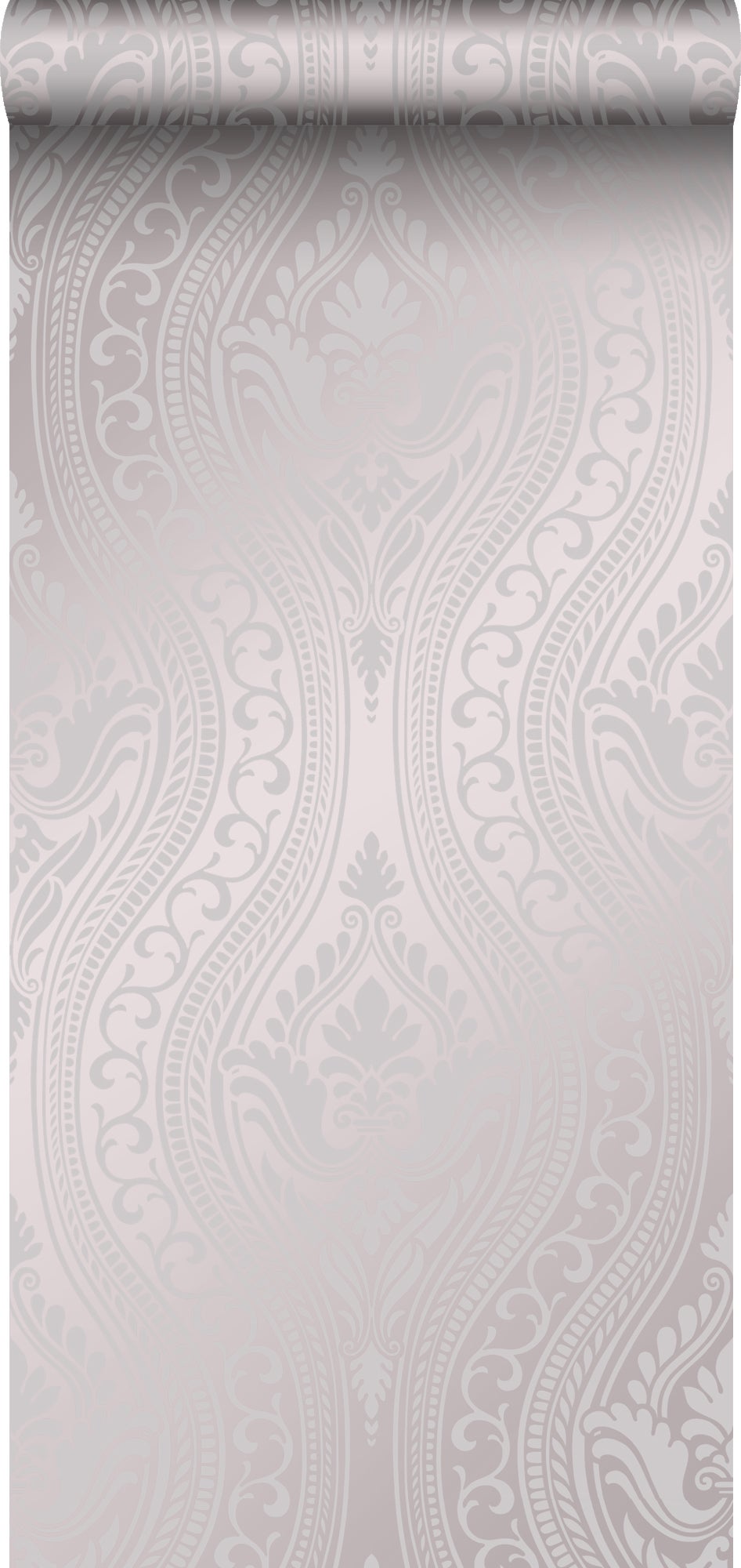 Papier peint ornement rose - 53 cm x 10.05 m - Origin Wallcoverings ...
