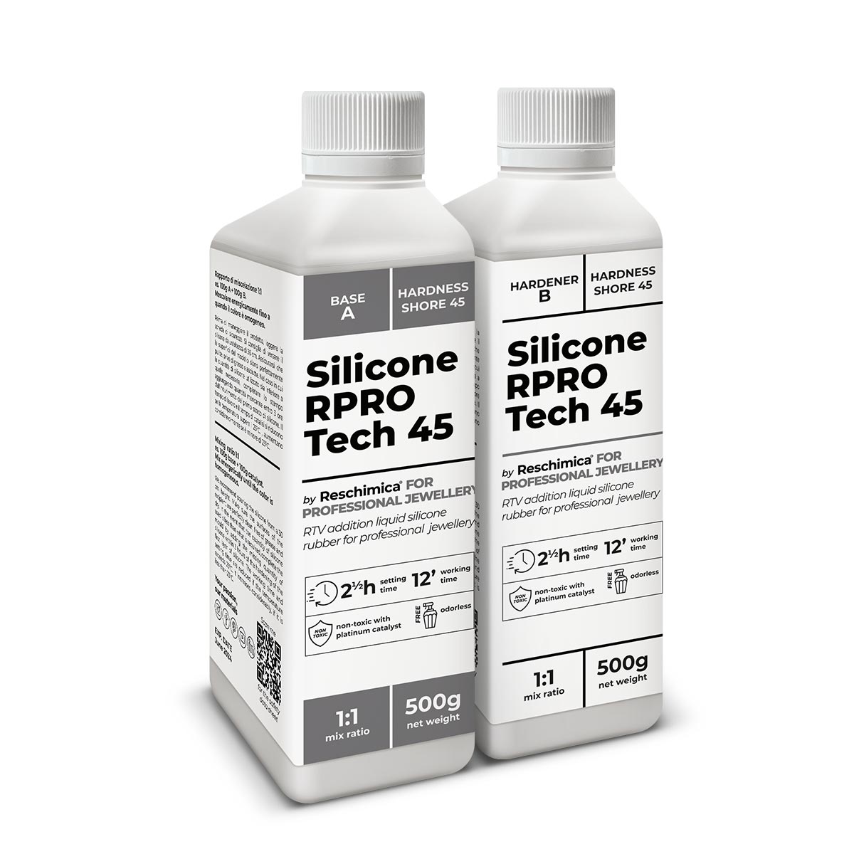 R PRO TECH 45 - Silicona líquida para moldes duros y de alta precisión ( 1 kg) | Leroy Merlin