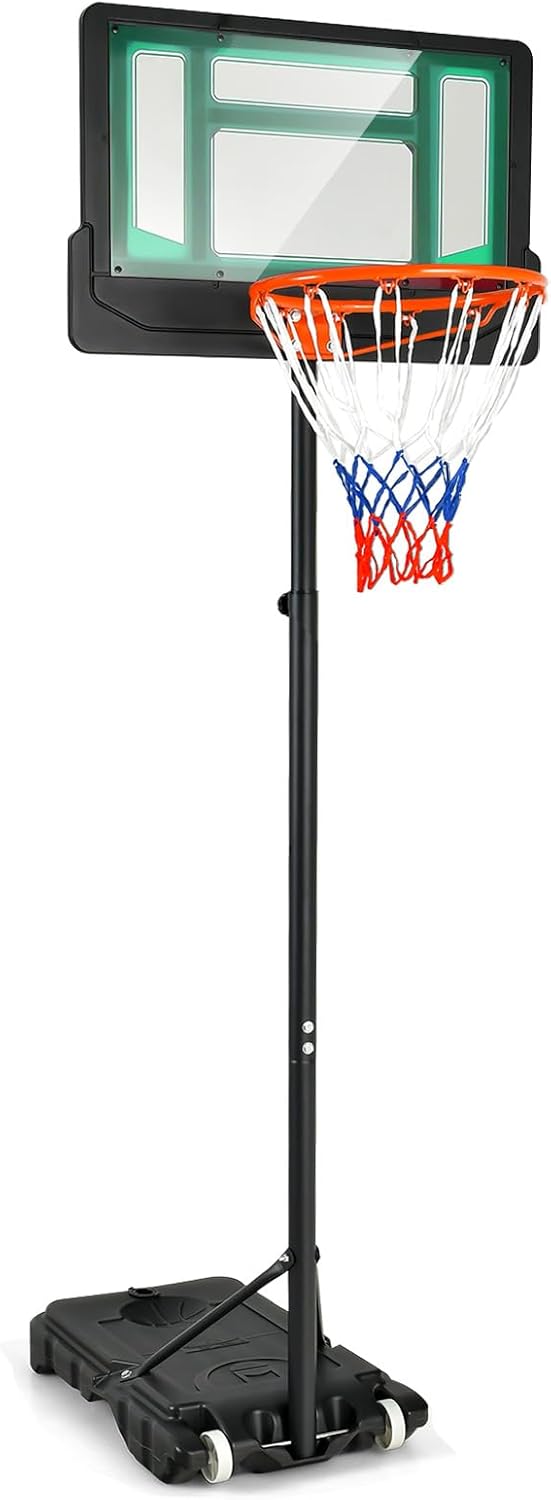 Canestro Basket Regolabile in Altezza 90-210cm, Canestro Portatile con ...