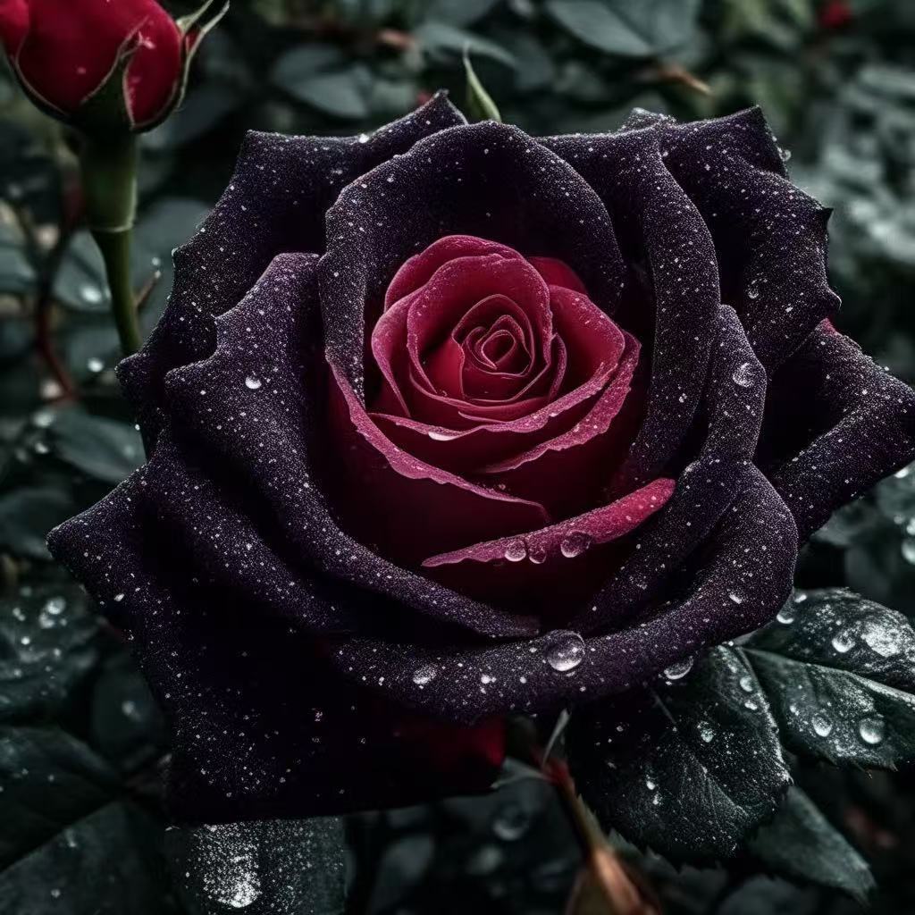 400 graines de rosier, graines de rosier noir-rouge, graines de rosier ...