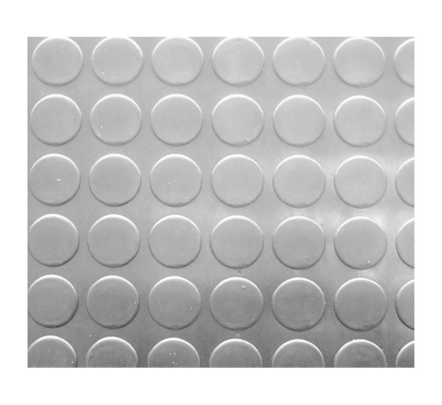SUELO LÁMINA Plástico PVC gris, ancho 150 cms, CIRCULOS - 7621111 ...