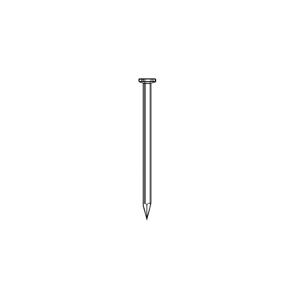 Pointe lisse en vrac tete plate (TP) 3,5 x 70 mm 5 Kg - Fixtout | Leroy ...