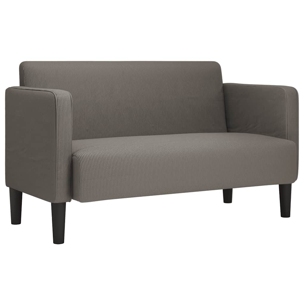 Sofá Loveseat | Sofá de salón | Sofá de descanso gris claro 109 cm ...