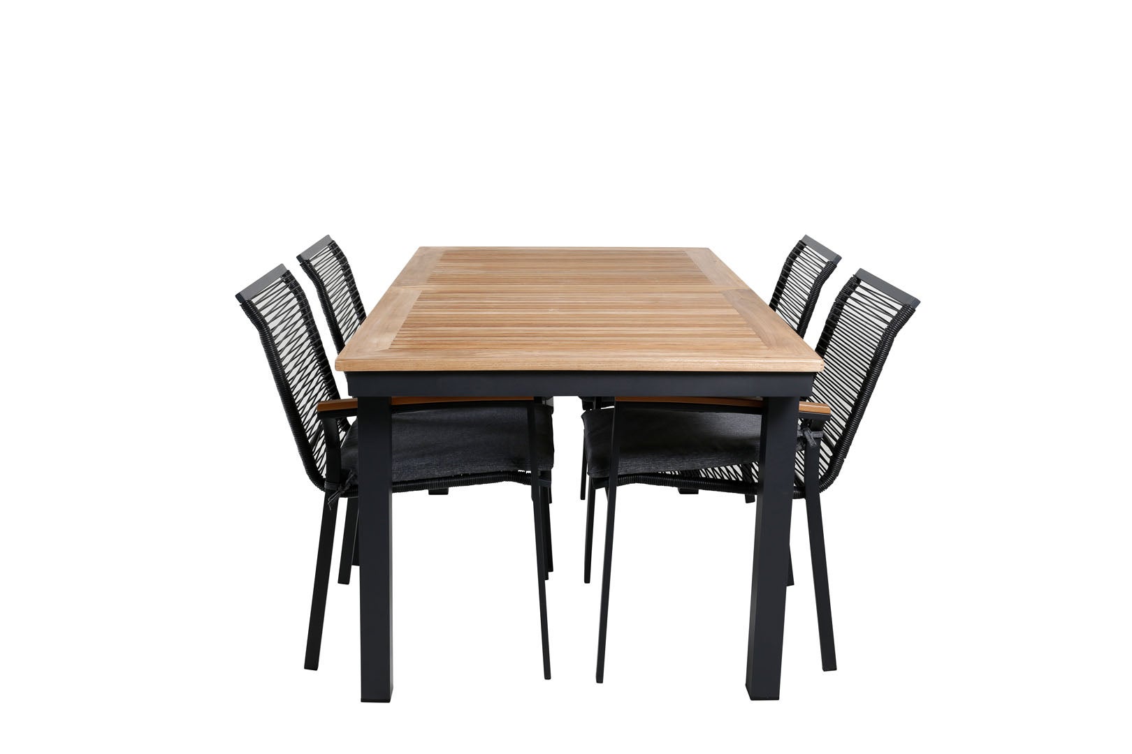 Panama Ensemble table et chaises de jardin, table 90x152/210cm et 4 ...