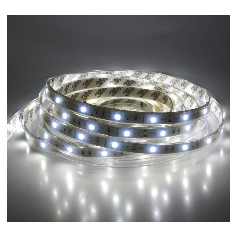 Ruban LED 7,2 watts /m Blanc - Rouleau 5M 12V (Blanc Froid (6000 K ...