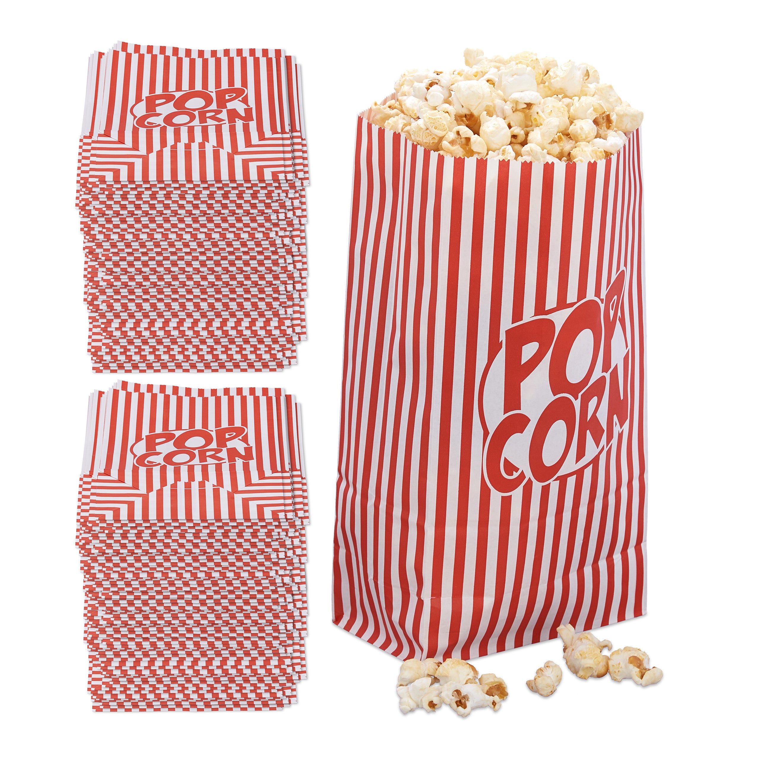 Sachets pour pop corn, jeu de 288, en papier, accessoires pour cinéma à ...