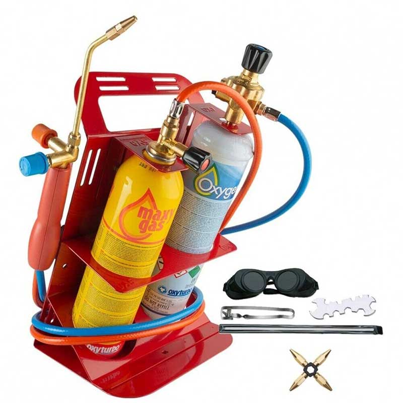 SOLDADOR GAS AUTOGENA OXICORTE BOTELLA BOTELLAS OXIGENO/GAS | Leroy Merlin