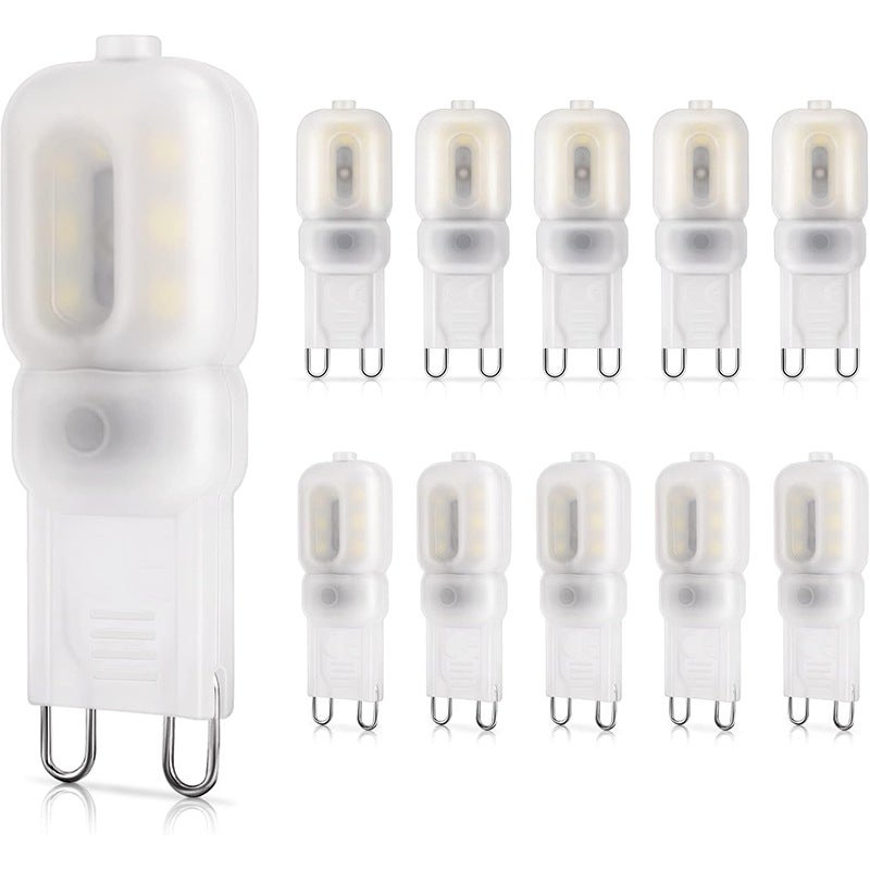Bombilla LED G9 de 3W, luz blanca fría de 6000K, regulable, 220V ...