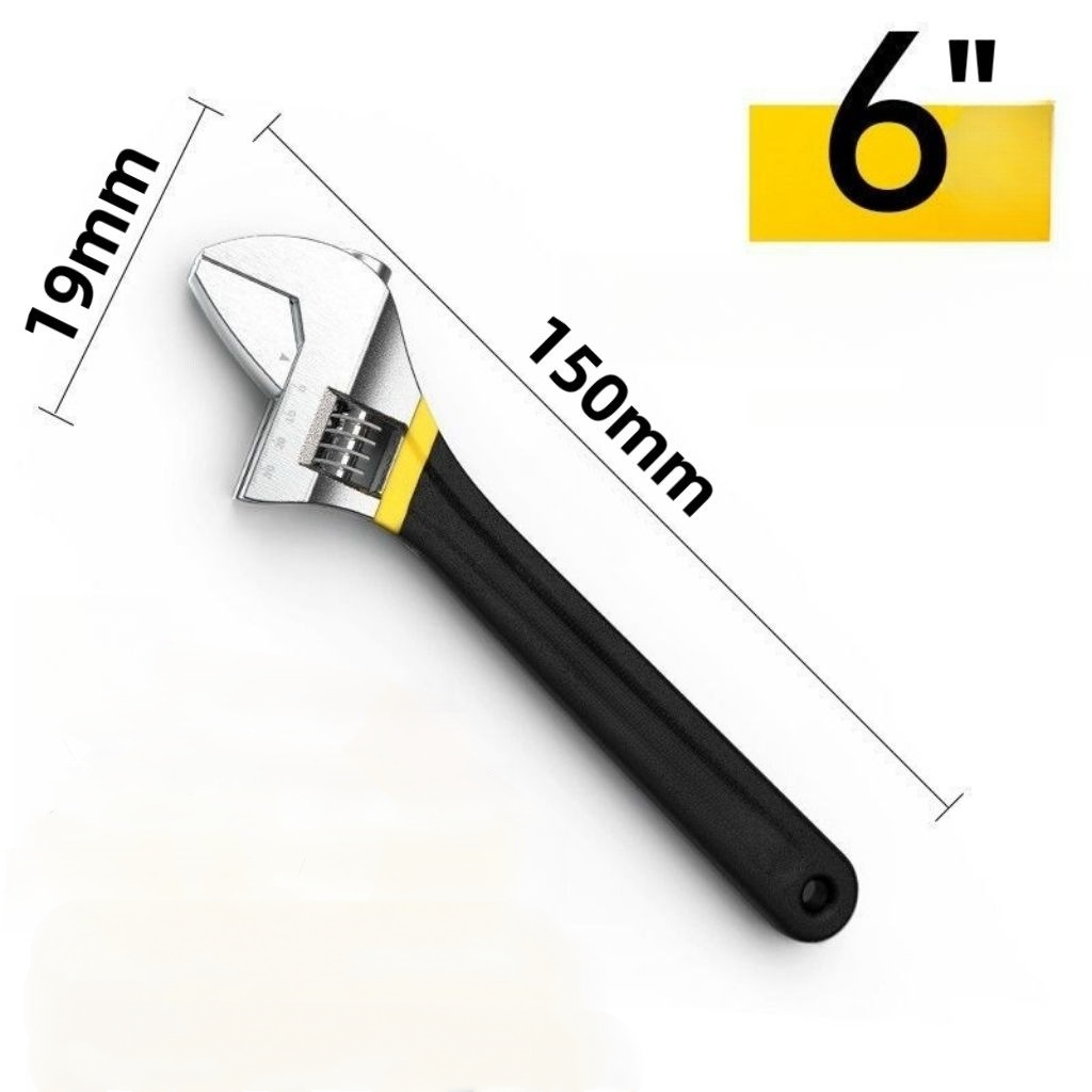 2pcs Cle a Molette | 19 x 150 mm | Clés en Acier au carbone 45 ...