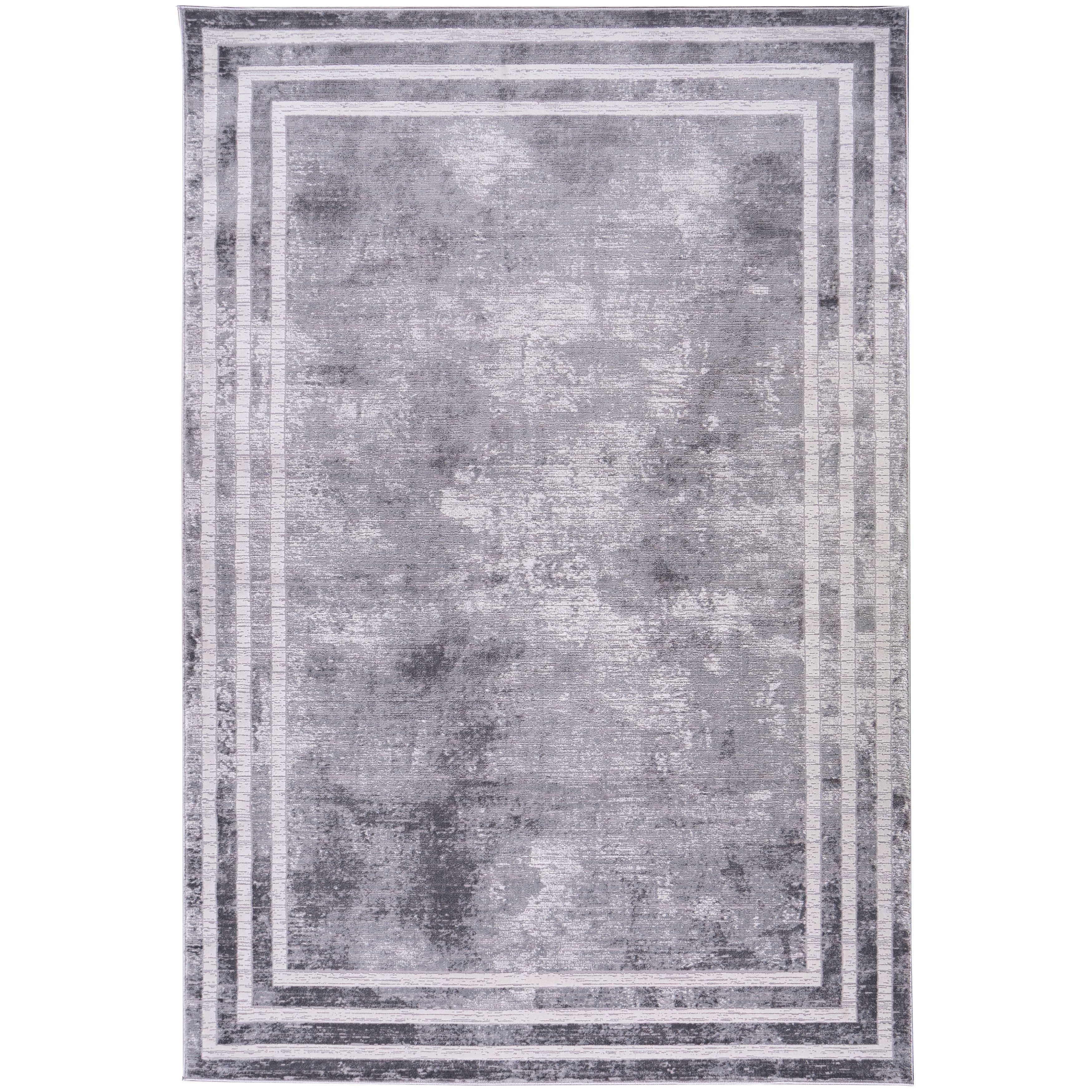 SIGNATURE - Tapis Vintage "Salon" Gris 200 x 290 cm | Leroy Merlin