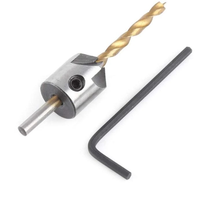 (5mm)Foret Bois avec Fraise,HSS Acier Forets à bois à Haute Vitesse ...