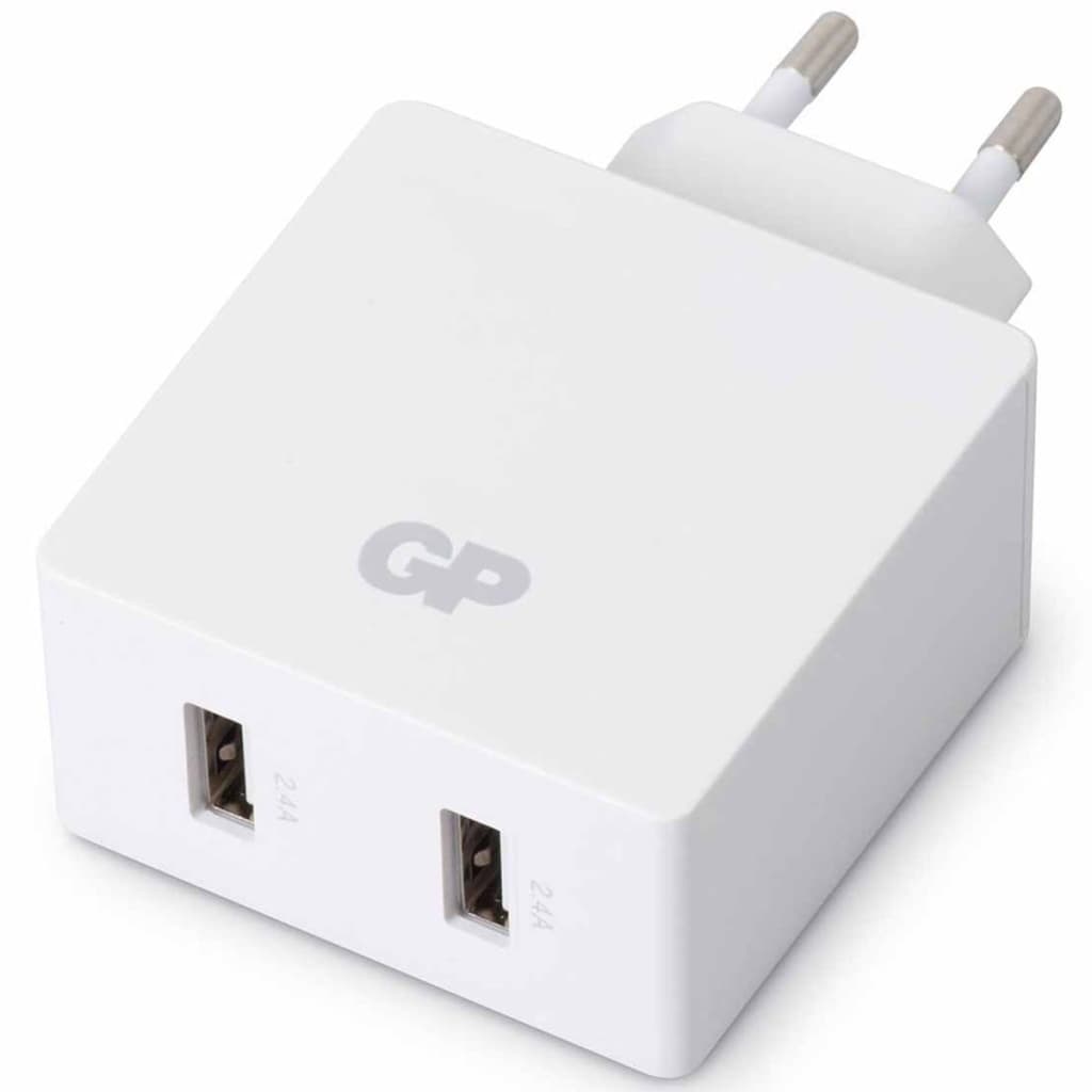 Chargeur mural USB à deux ports WA42 2 x 2,4 A 150WA42C1 GP | Leroy Merlin