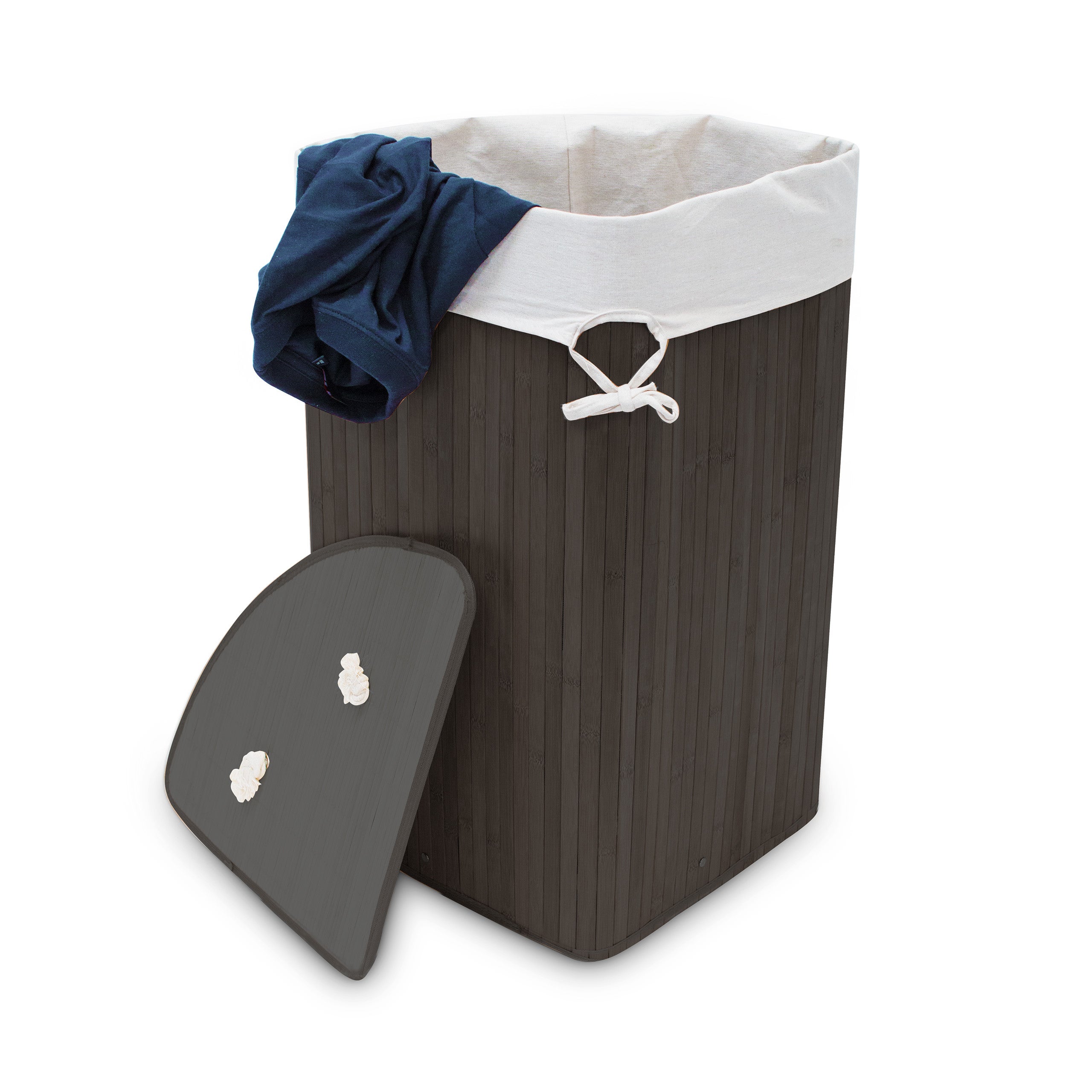 Cesto Ropa Sucia Esquinero, Cubo Colada Plegable con Tapa, Canasta ...