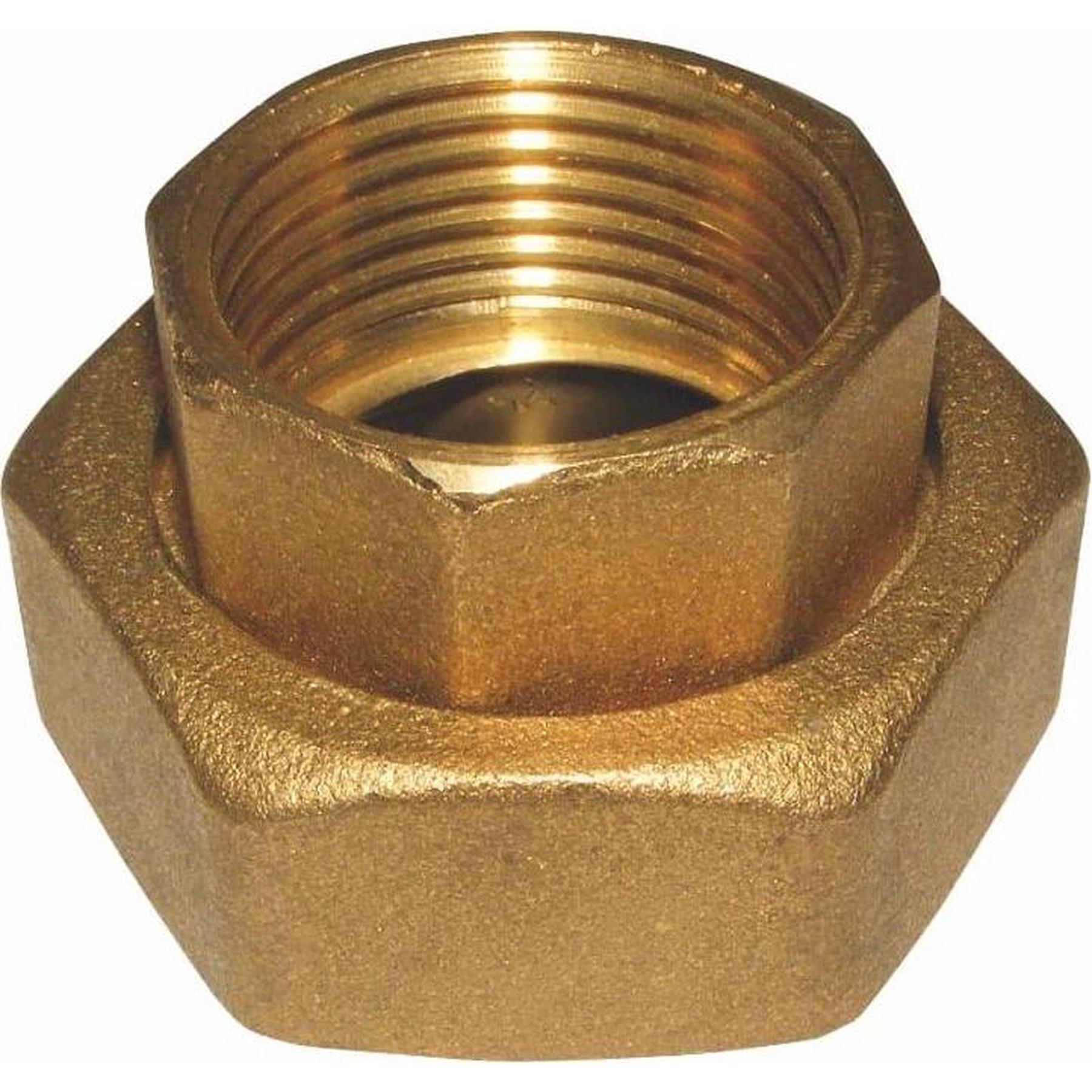 PACK de 10 Raccords union laiton 2 pieces a visser femelle diamètre 1/2 ...