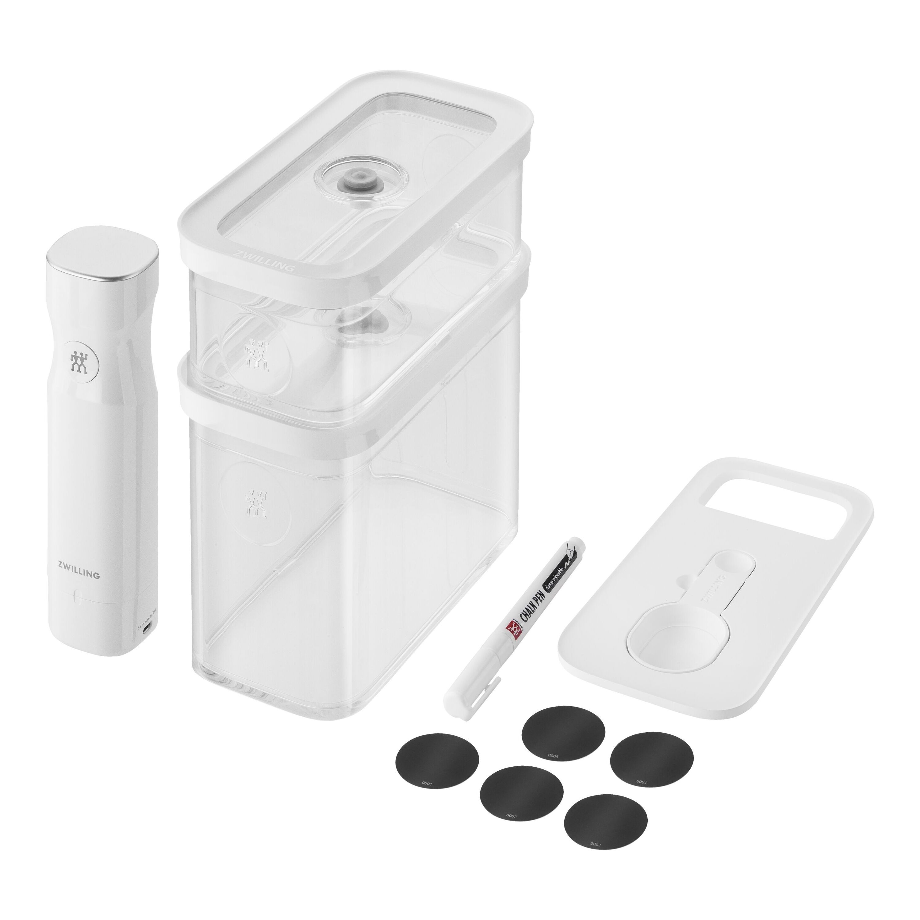 Set de iniciación CUBE Fresh & Save CUBE ZWILLING, transparent-white ...