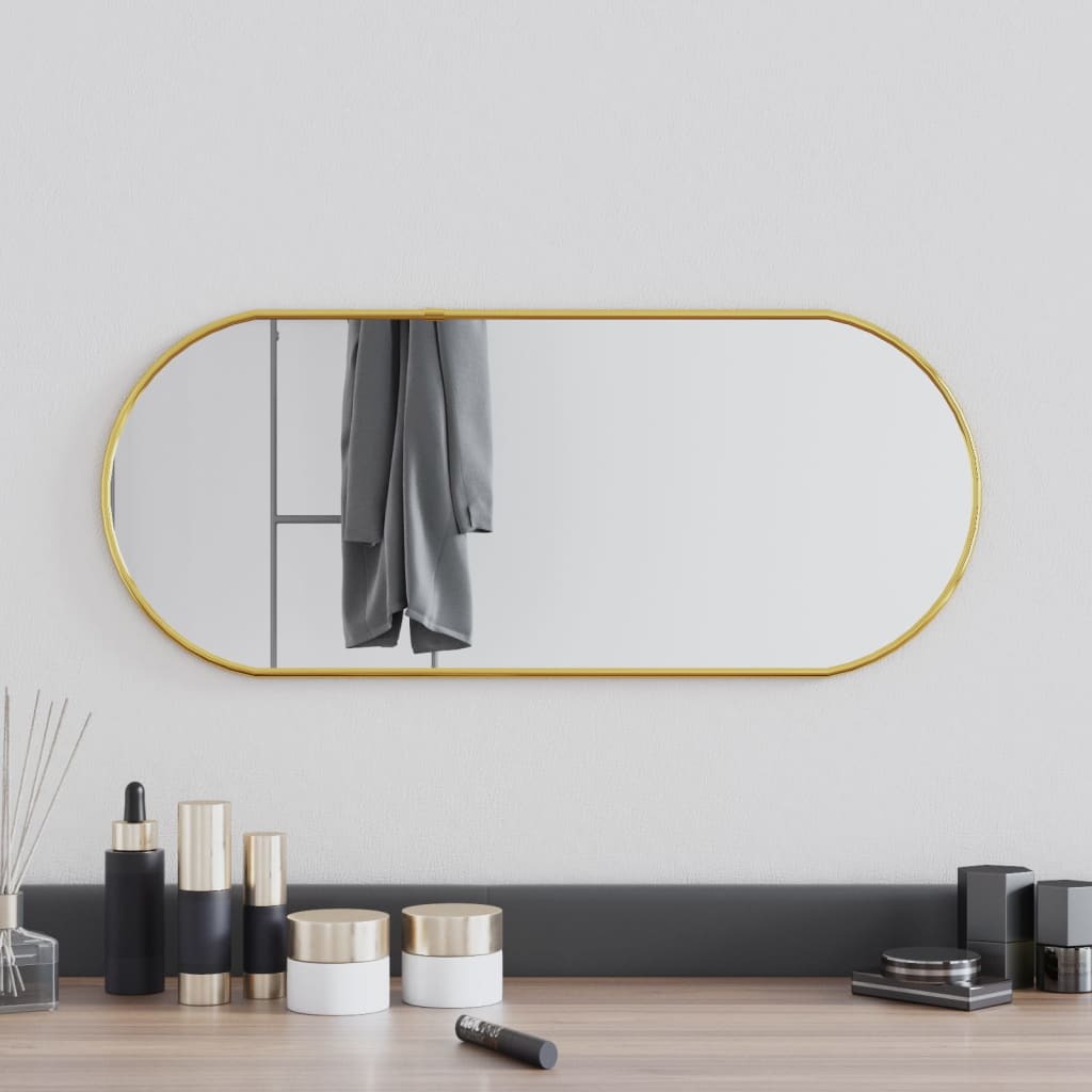 Miroir mural Doré 60x25 cm Ovale | Leroy Merlin