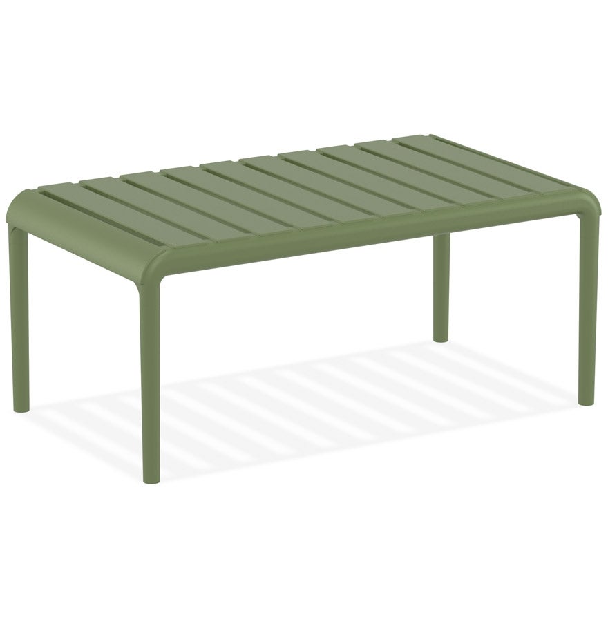 Table basse 'SIDONY XL' verte en matière plastique | Leroy Merlin