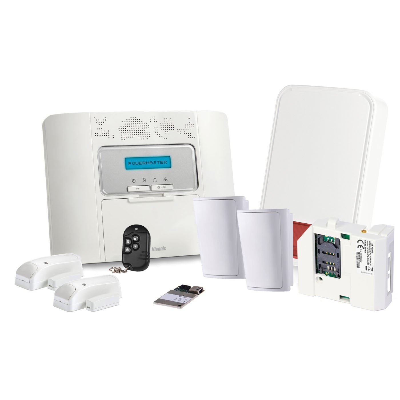 POWERMASTER KIT4 GSM IP - Alarme maison sans fil GSM / IP PowerMaster 30 - Kit 4 | Leroy Merlin