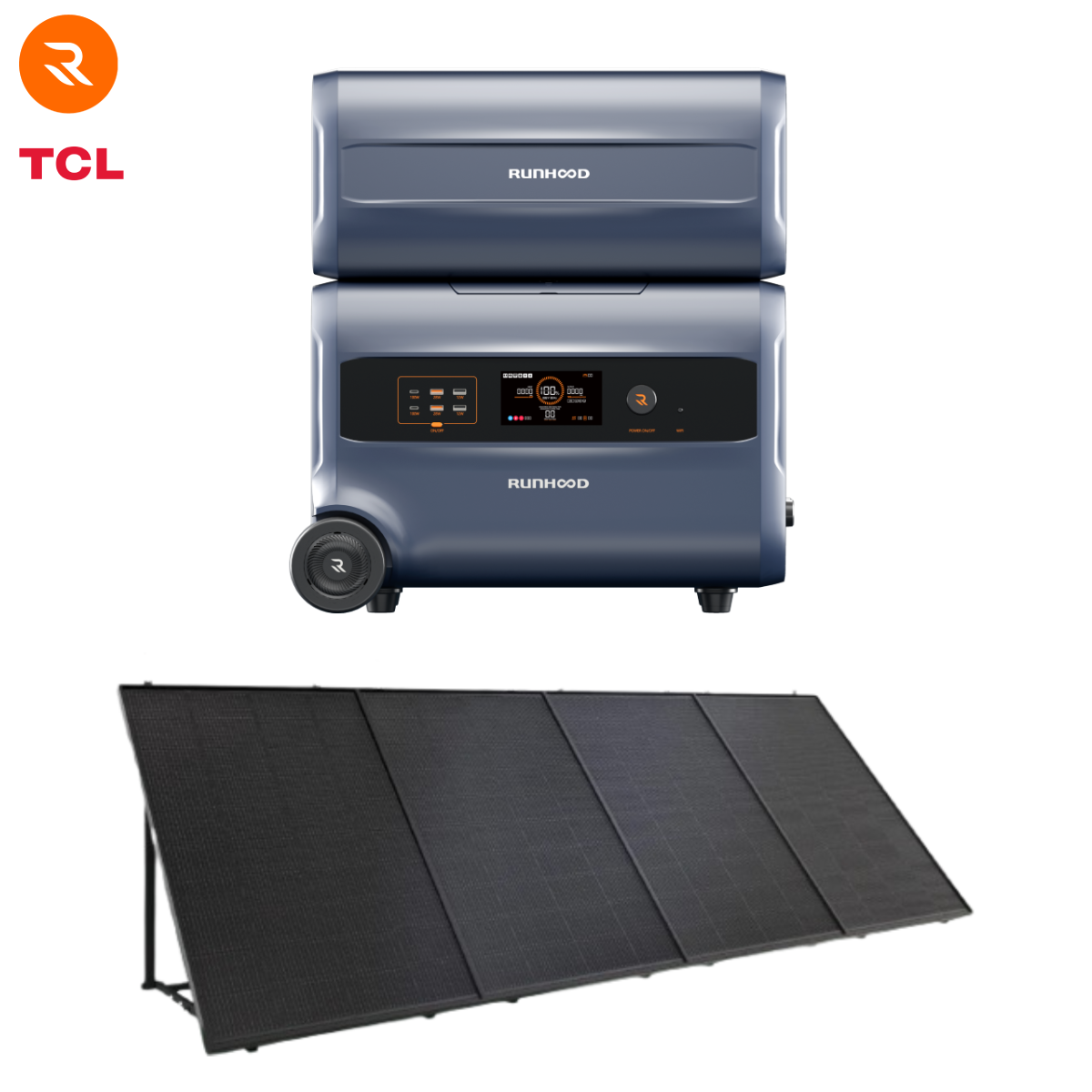 Kit Balcon Pro RUNHOOD – 4,8 kWh + 800 W Solaire IP68 – Autonomie ...