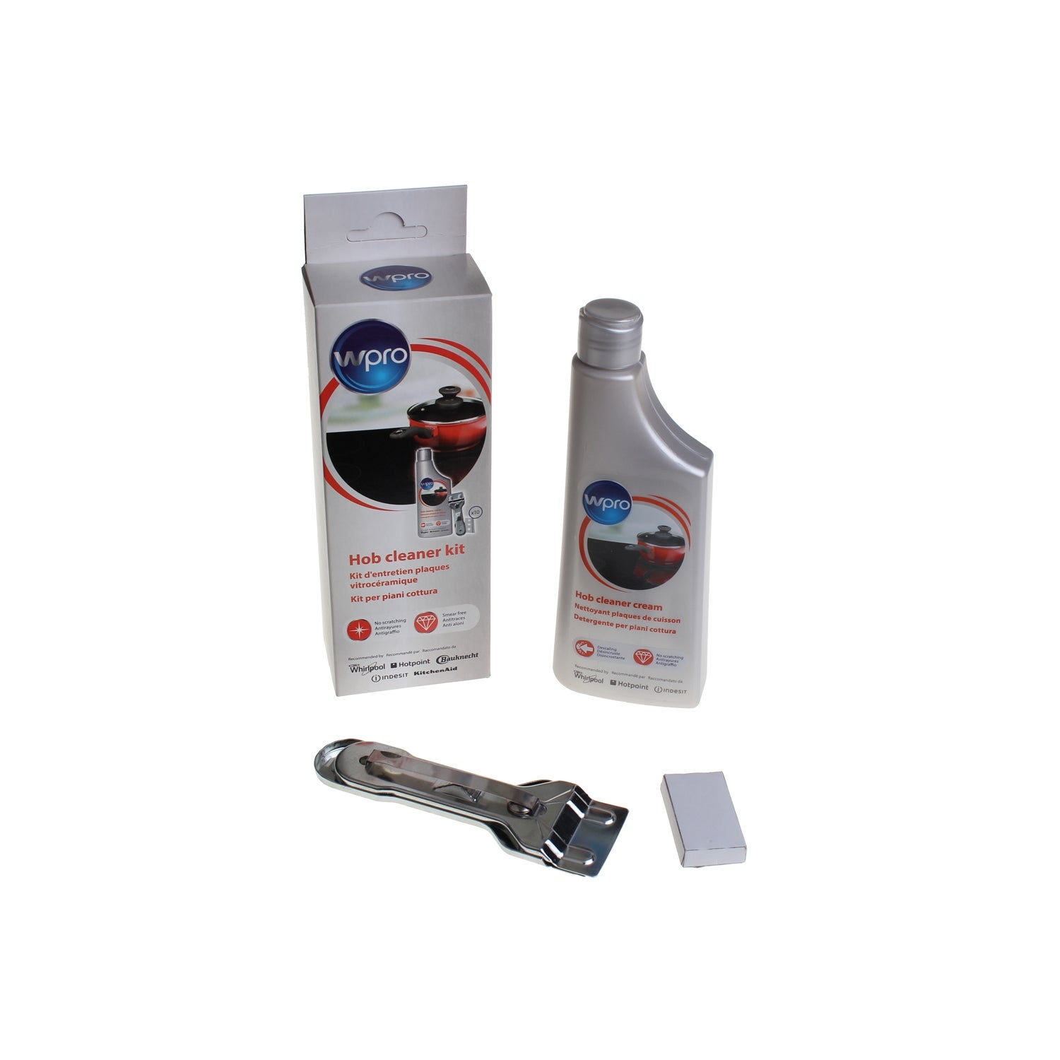 WPRO - Juego "Vitroclean": 1 crema (250 ml) + 1 raspador ...