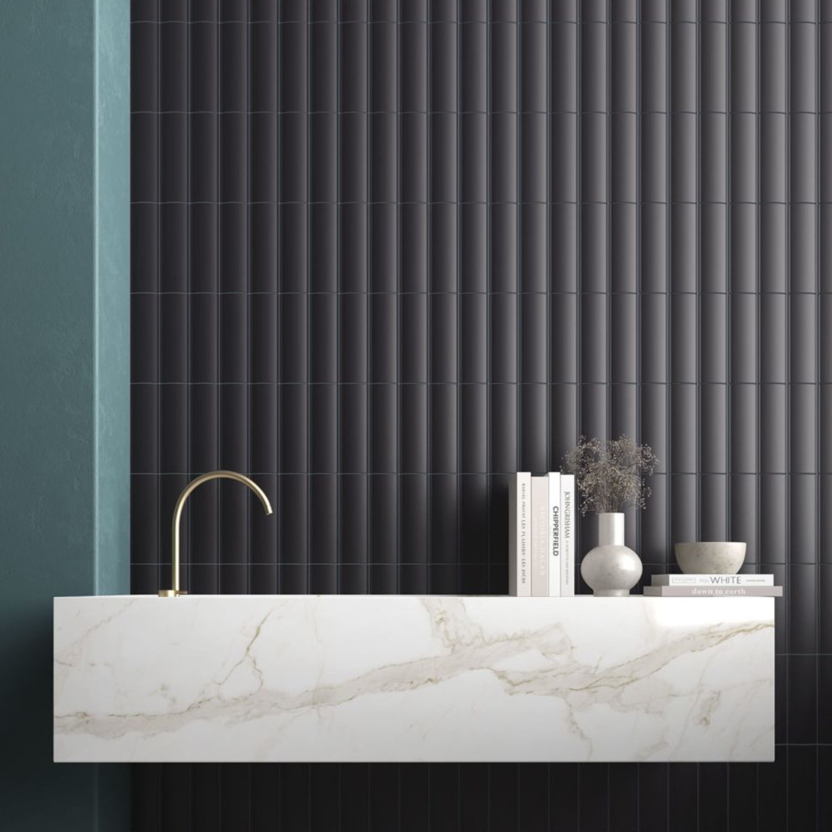 Carrelage mural faïence effet graphique DOME 20x6.5cm DOME OUT 20x6.5cm ...