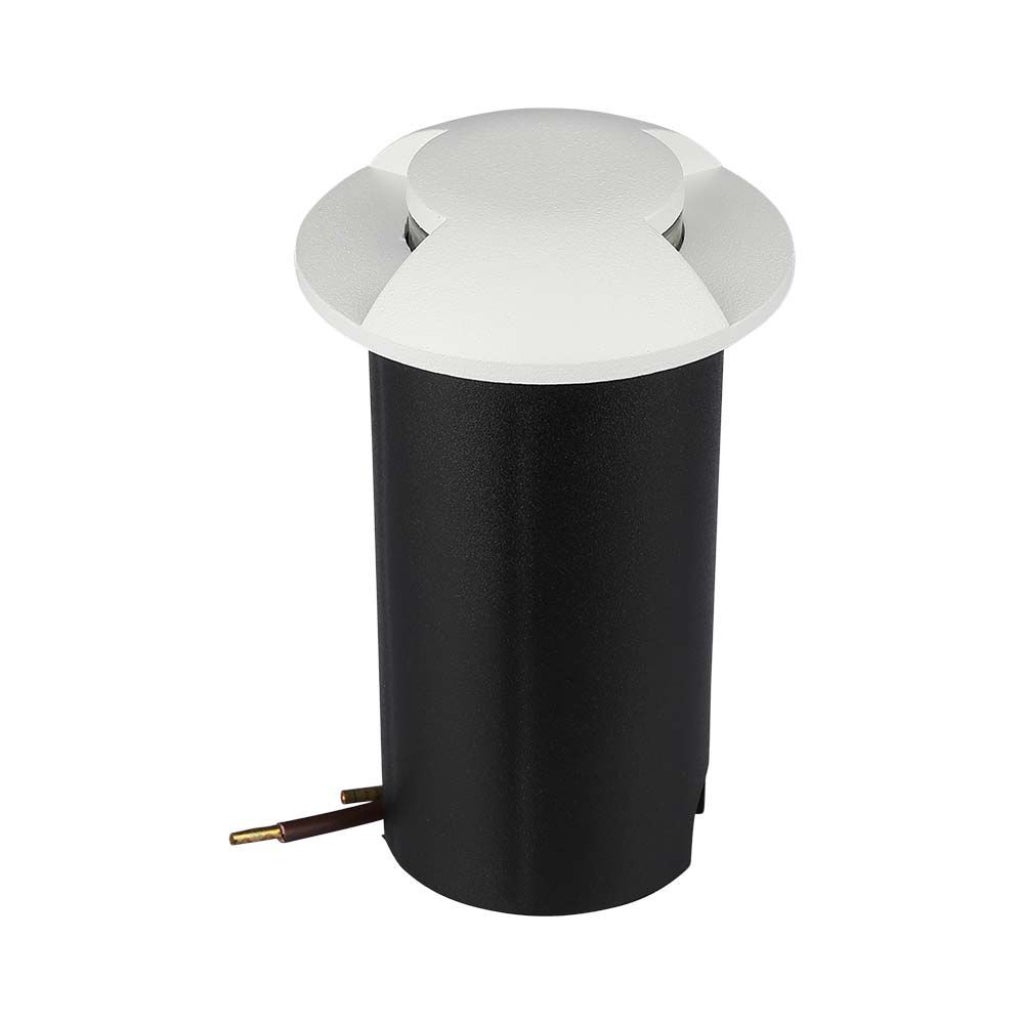 1W Double Beam Inground Cylinder LED Downlight Blanc 12V 3000K IP67 ...