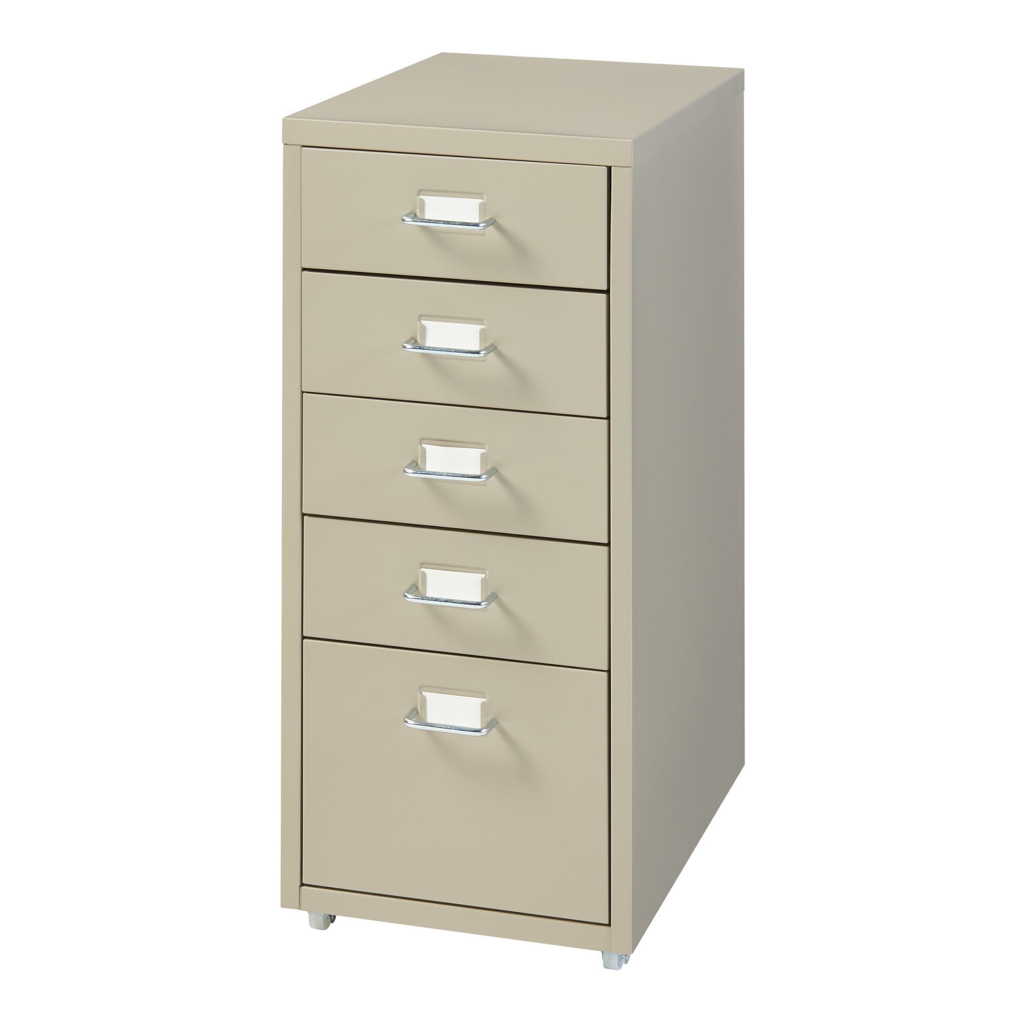 Caisson de bureau armoire meuble de rangement à roulettes avec 5 ...