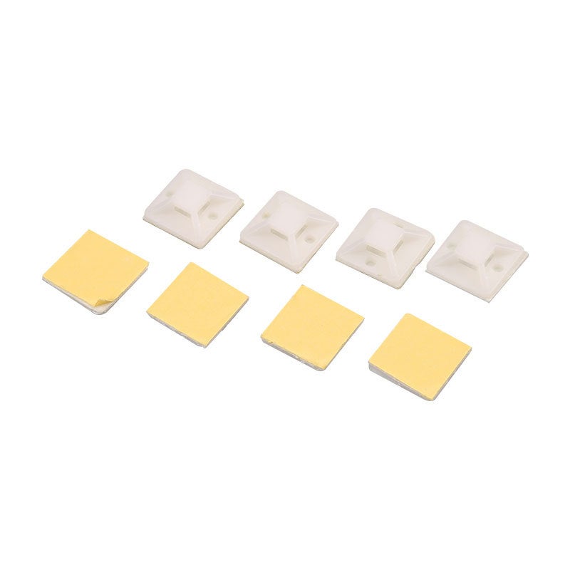 100 Pièces Supports Base Attache-Câbles Auto-Adhésifs Bases Serre ...