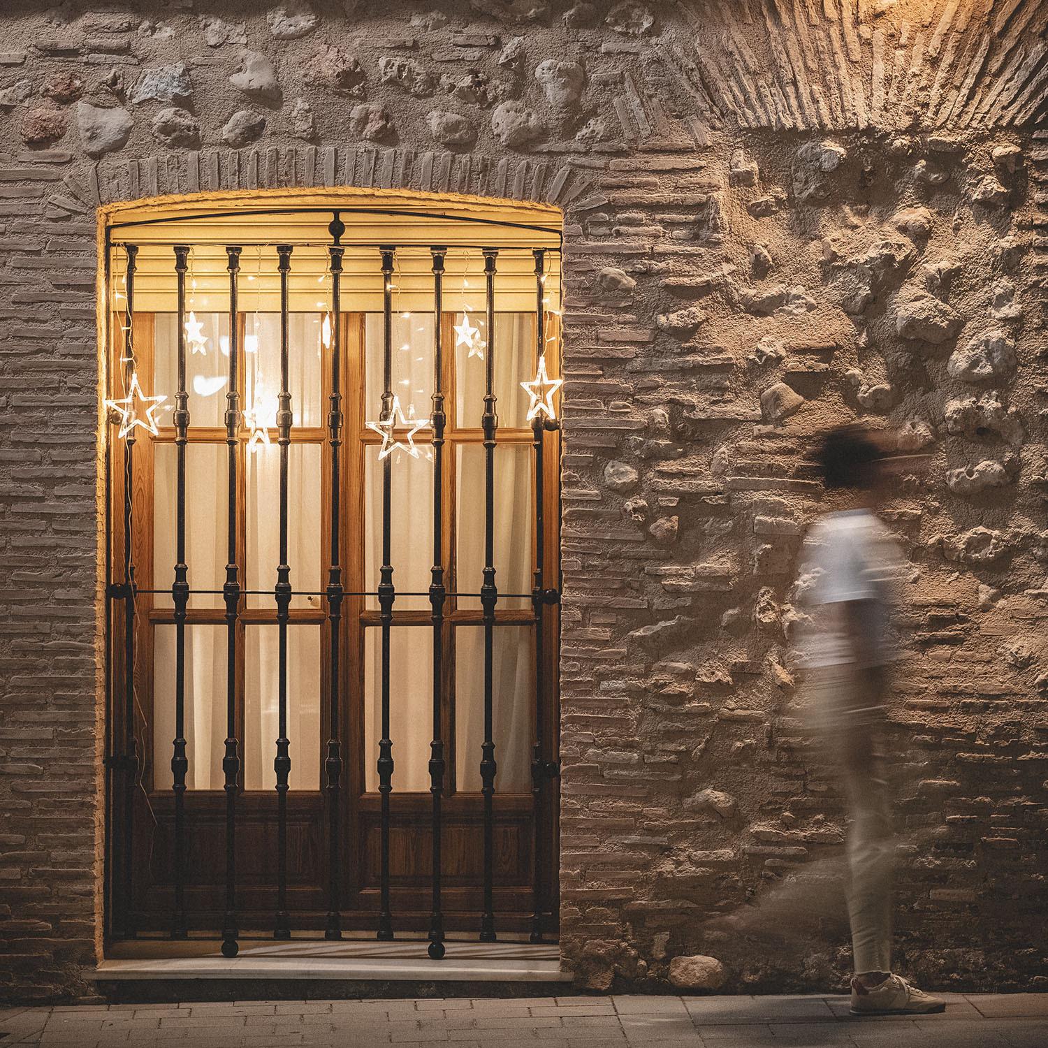 Ledkia Guirnalda Exterior LED Estrella 1.2m Blanco Cálido 2700K - 3000K ...