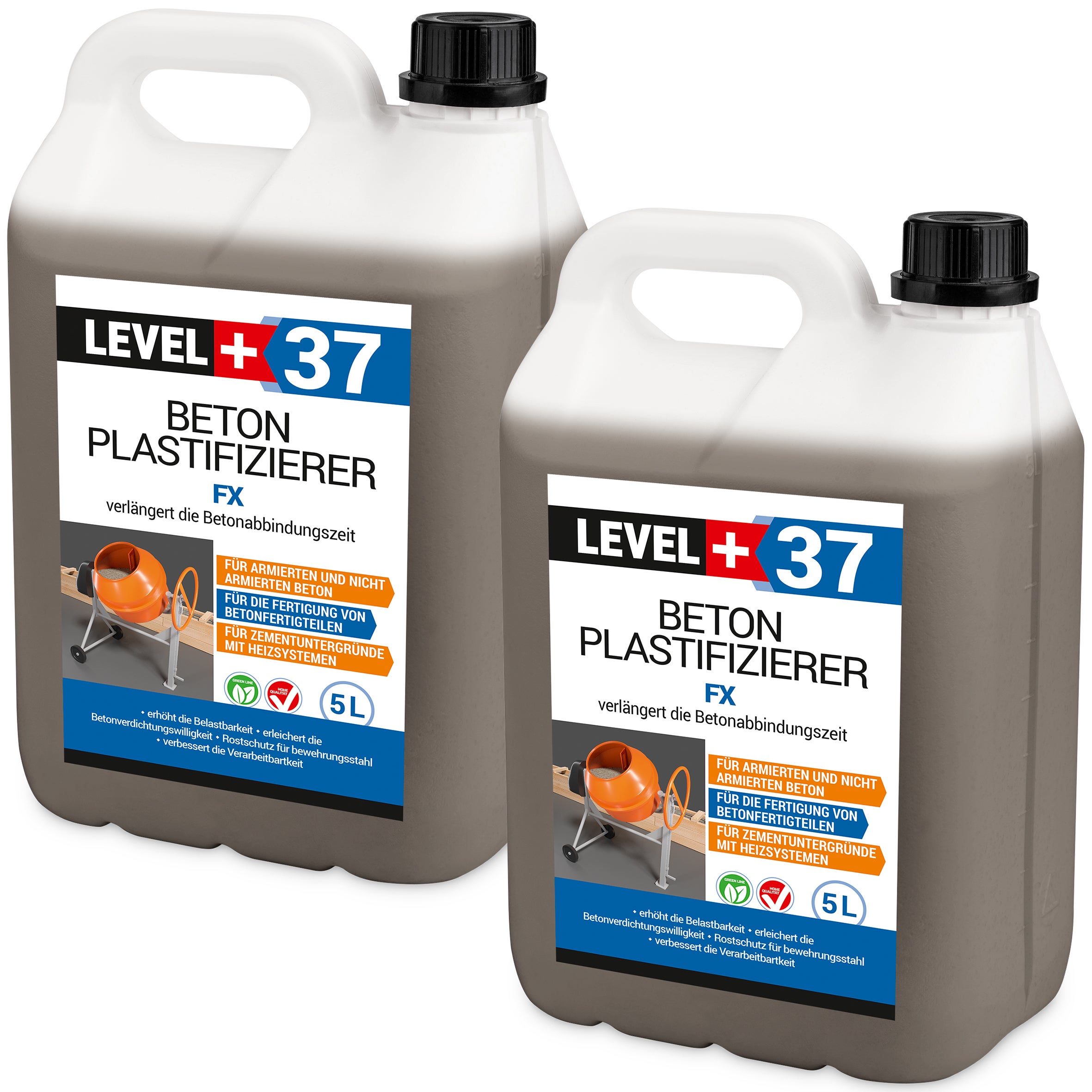 Plastifiant pour béton Adjuvant de chape Adjuvant de béton Plastifiant L+37 - 10L | Leroy Merlin