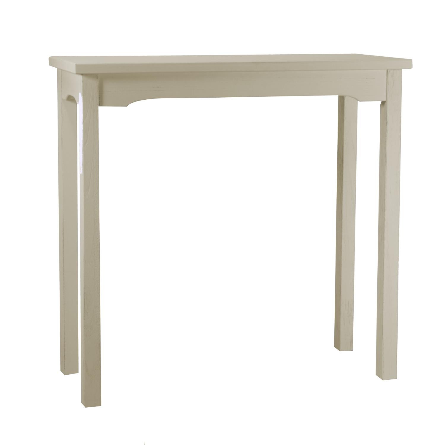 Mesa expositora rectangular de madera gris Nantes | Leroy Merlin