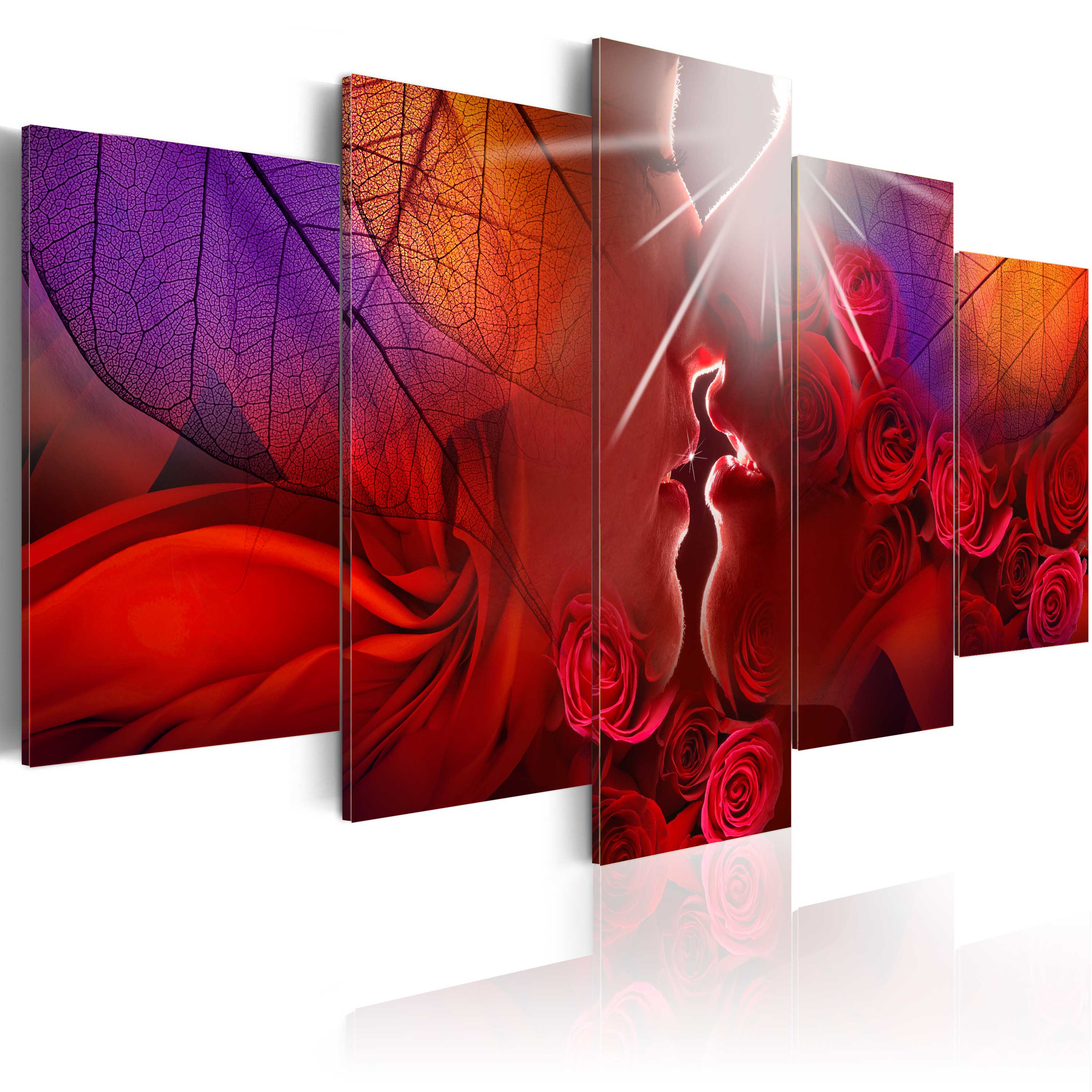 Quadro - Bacio Della Rosa - 100x50 | Leroy Merlin