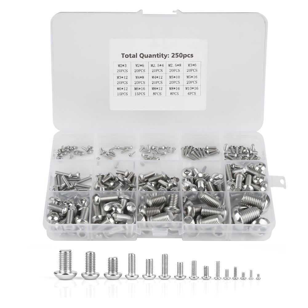 Ensemble de vis de machine 250pcs | Leroy Merlin