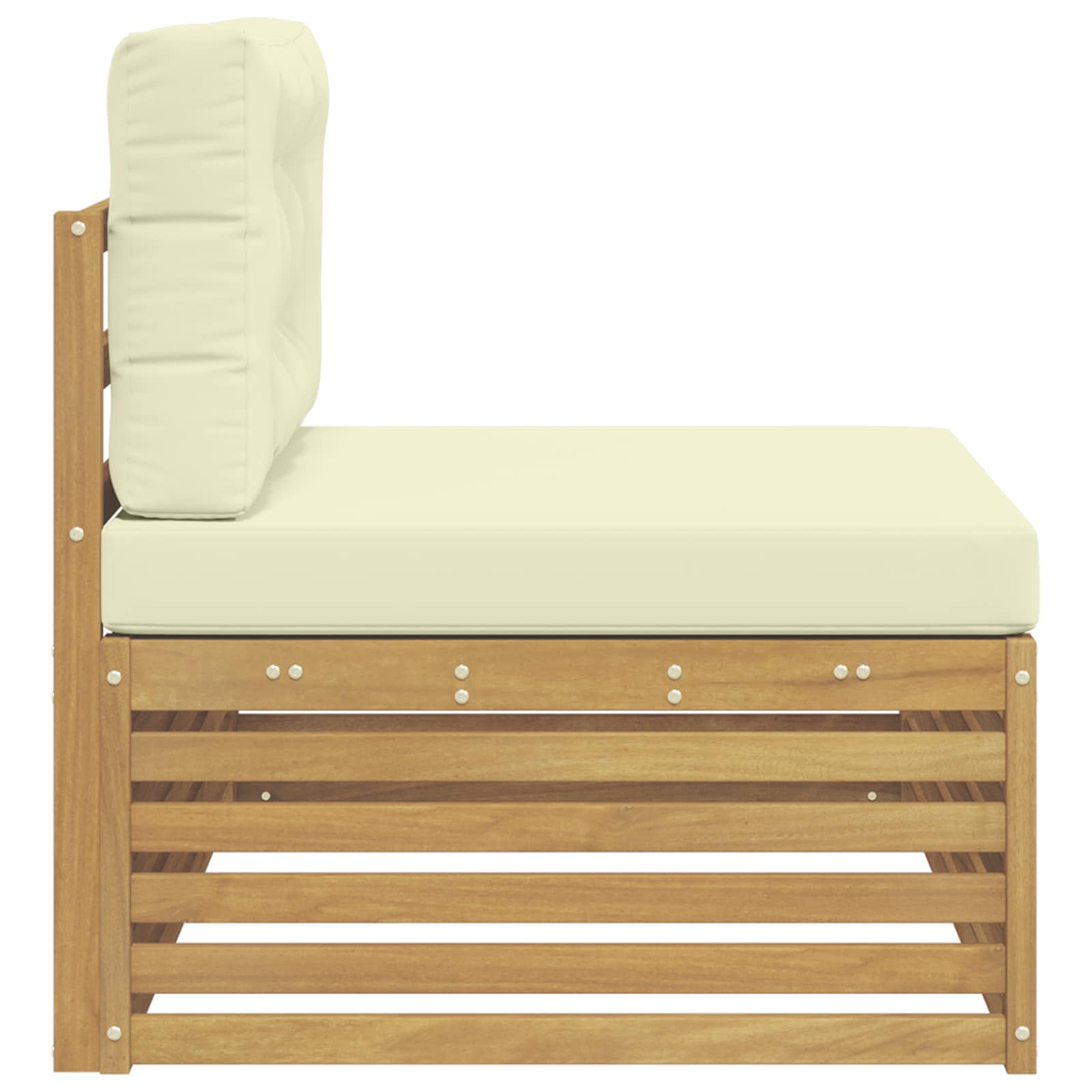 Sofá modular de exterior con cojín 115 x 83 x 73 cm | Leroy Merlin