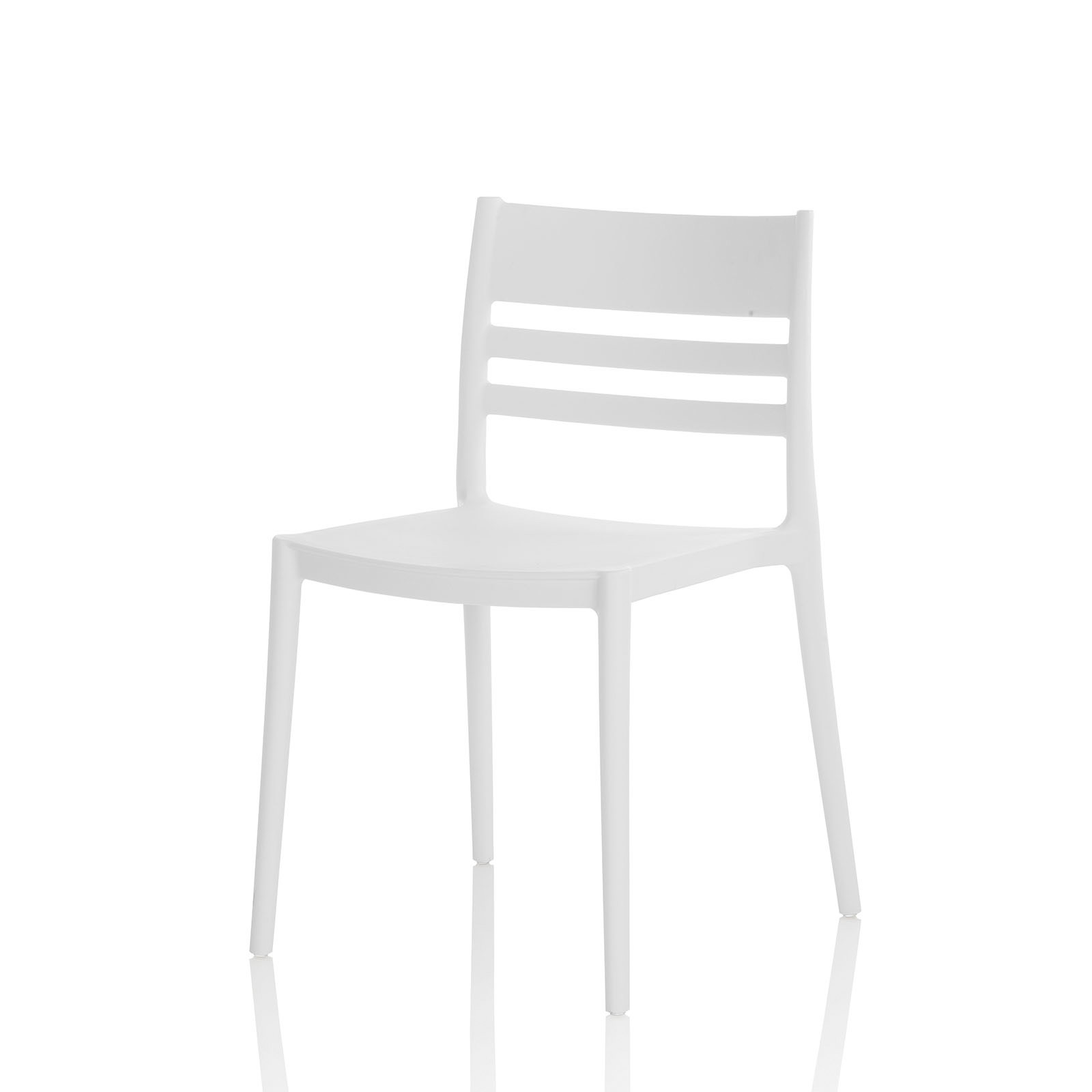 Set de 4 Sillas interior/exterior SHYLA blanco | Leroy Merlin