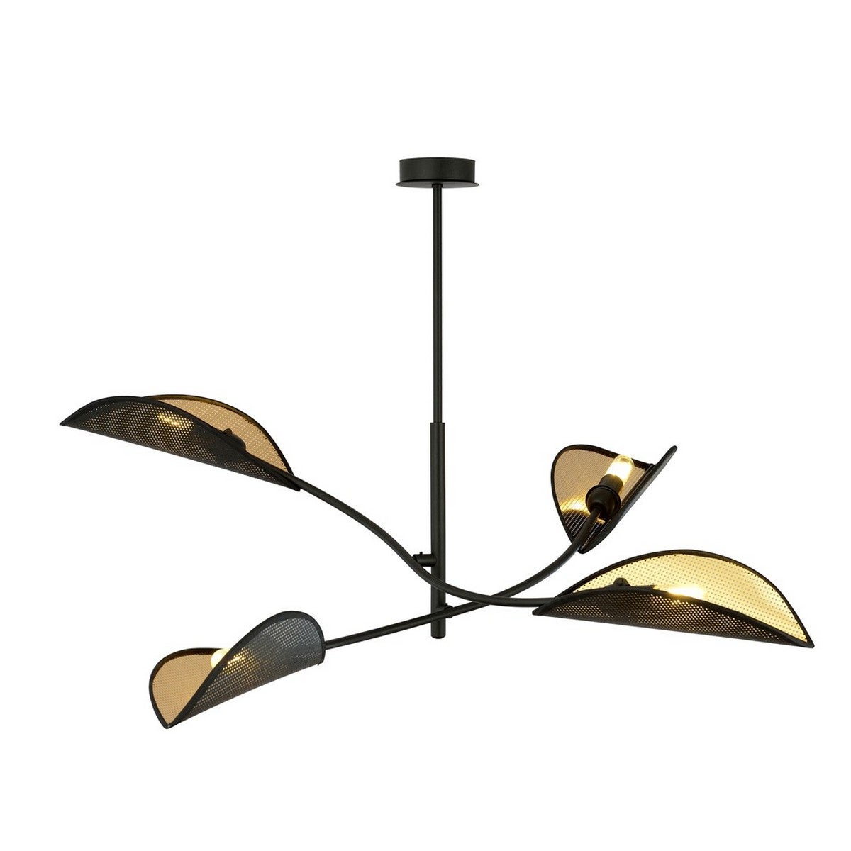 Suspension Lotus, Acier, Noir, Seven Design | Leroy Merlin