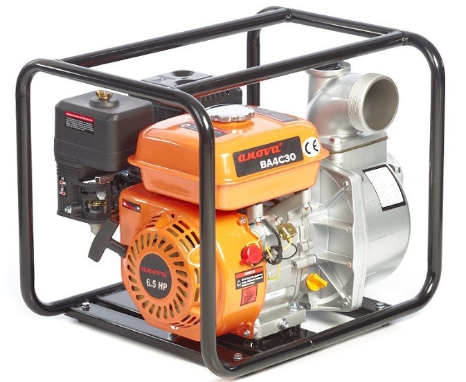 ANOVA MOTOBOMBA 196CC.6.5HP.4T.1000 L/M..8M.SUCCION 30M.BOMBERO BA4C30 ...