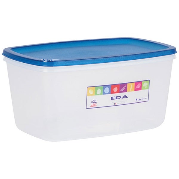 EDA - Boîte de conservation Naturel 5.5L rectangle - turquoise | Leroy ...