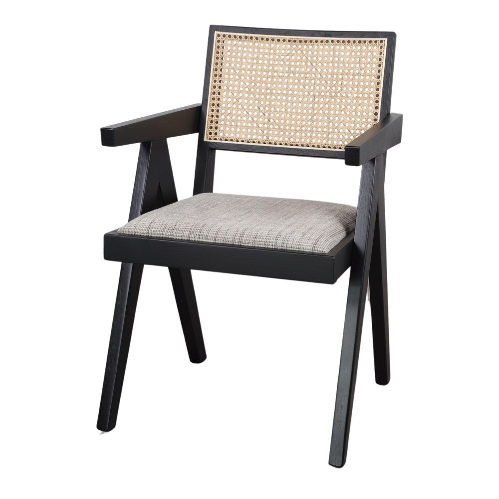 CHAISE EN BOIS BALFORD NOIR | Leroy Merlin