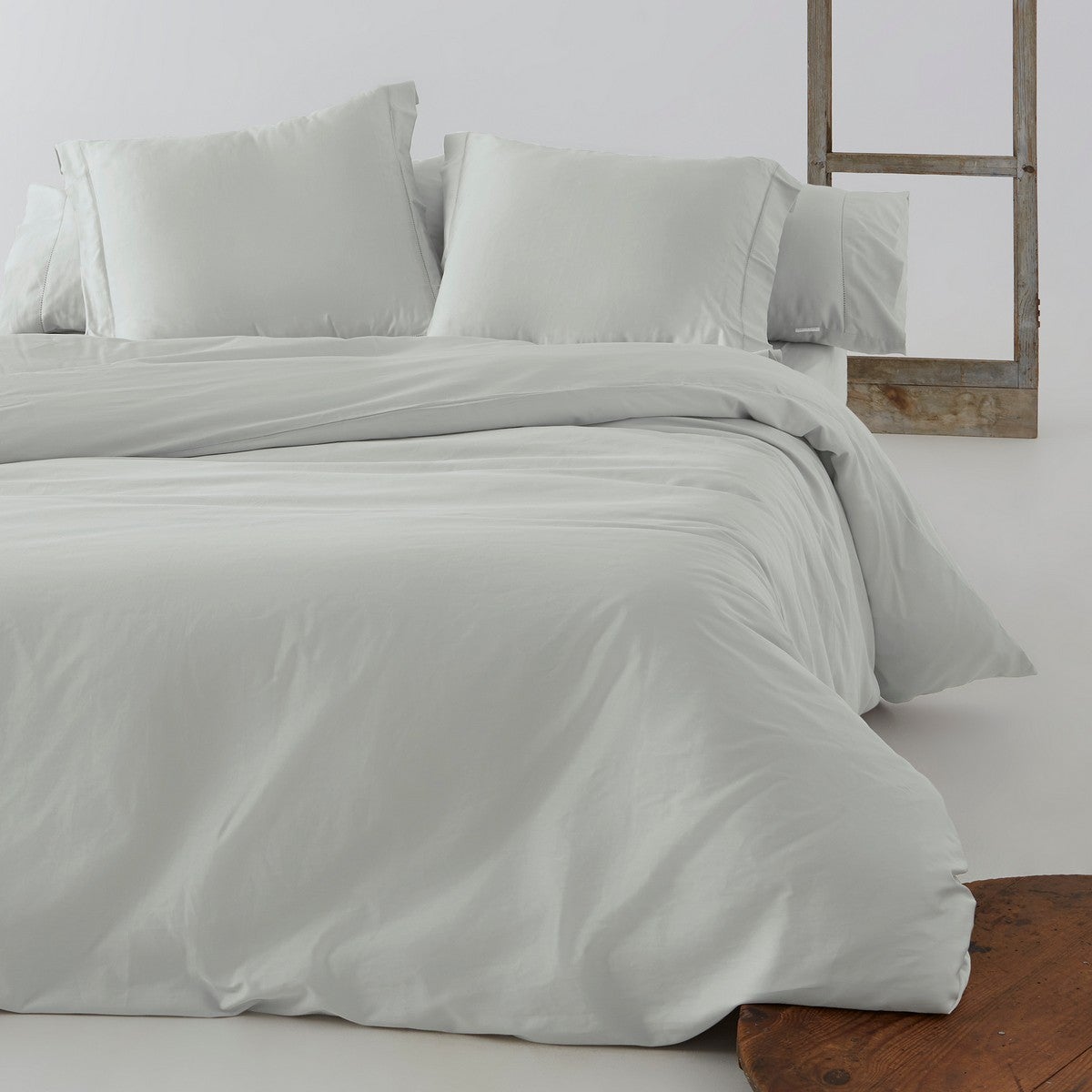 Housse de Couette Alexandra House Living Qutun Gris perlé 220 x 220 cm ...