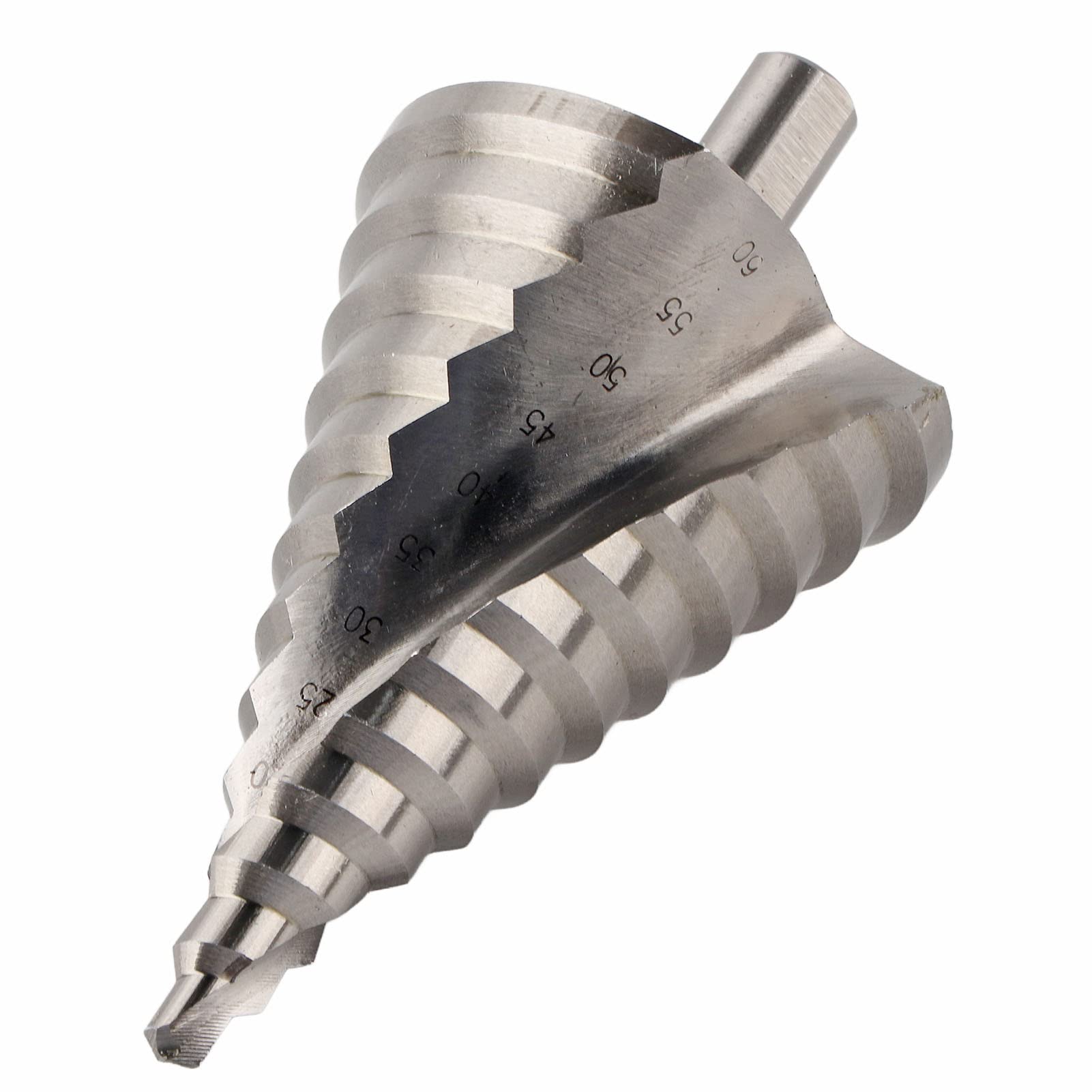Broca escalonada Pagoda Cono Espiral Ranura Cojinete Acero Orificio de ...