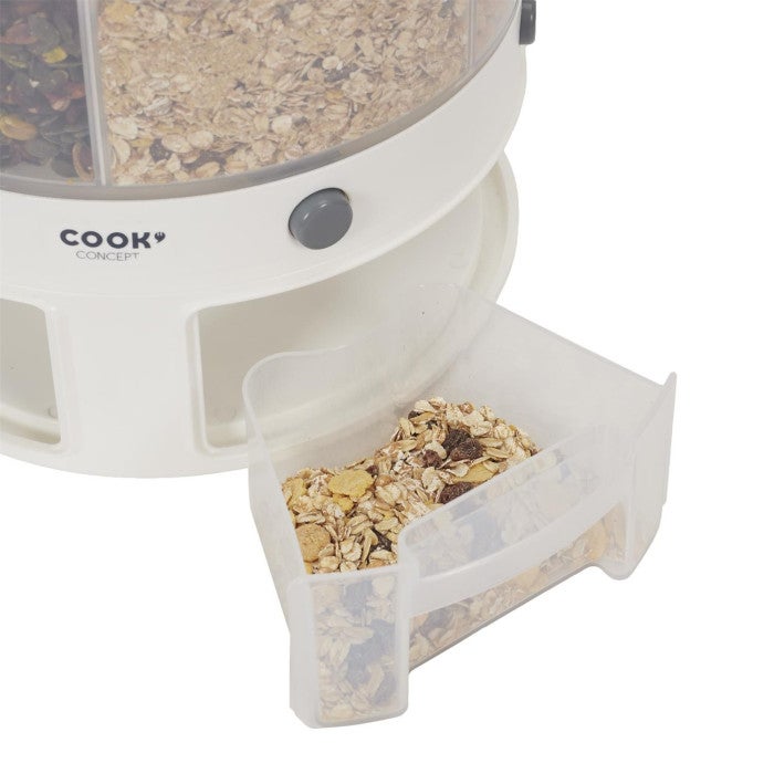 Distributeur Rotatif "6 Compartiments" 32cm Blanc | Leroy Merlin