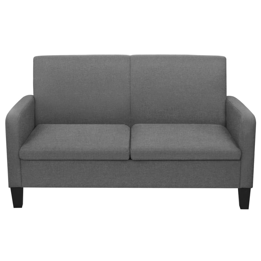Sofá de 2 plazas | Sofá de salón | Sofá de descanso 135x65x76 cm gris ...