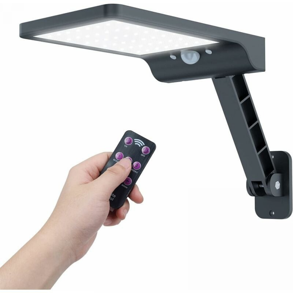 Lampe solaire d'extérieur, lampe LED avec détecteur de mouvement, 3 ...