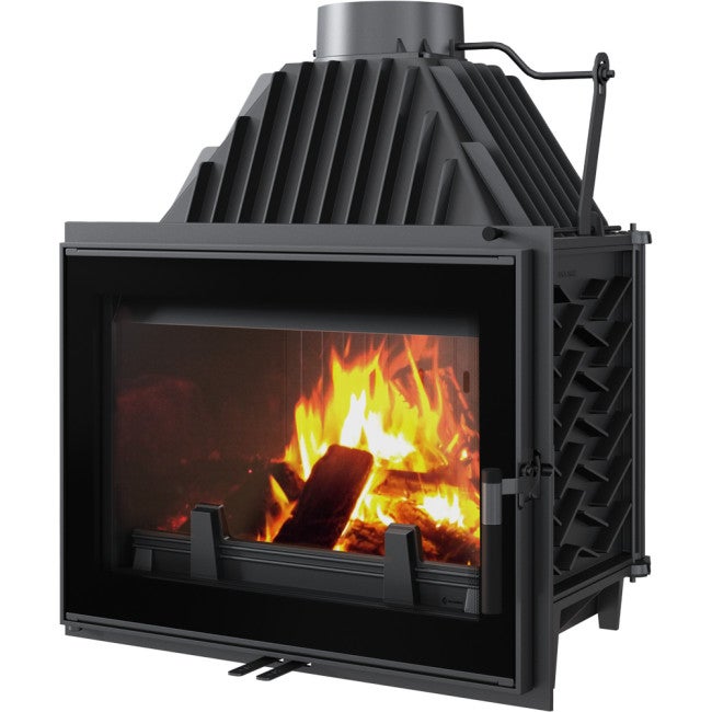 BRICOSOL Chimenea de leña de hierro fundido KRATKI ZOSIA 12 kW Ø 200 ...