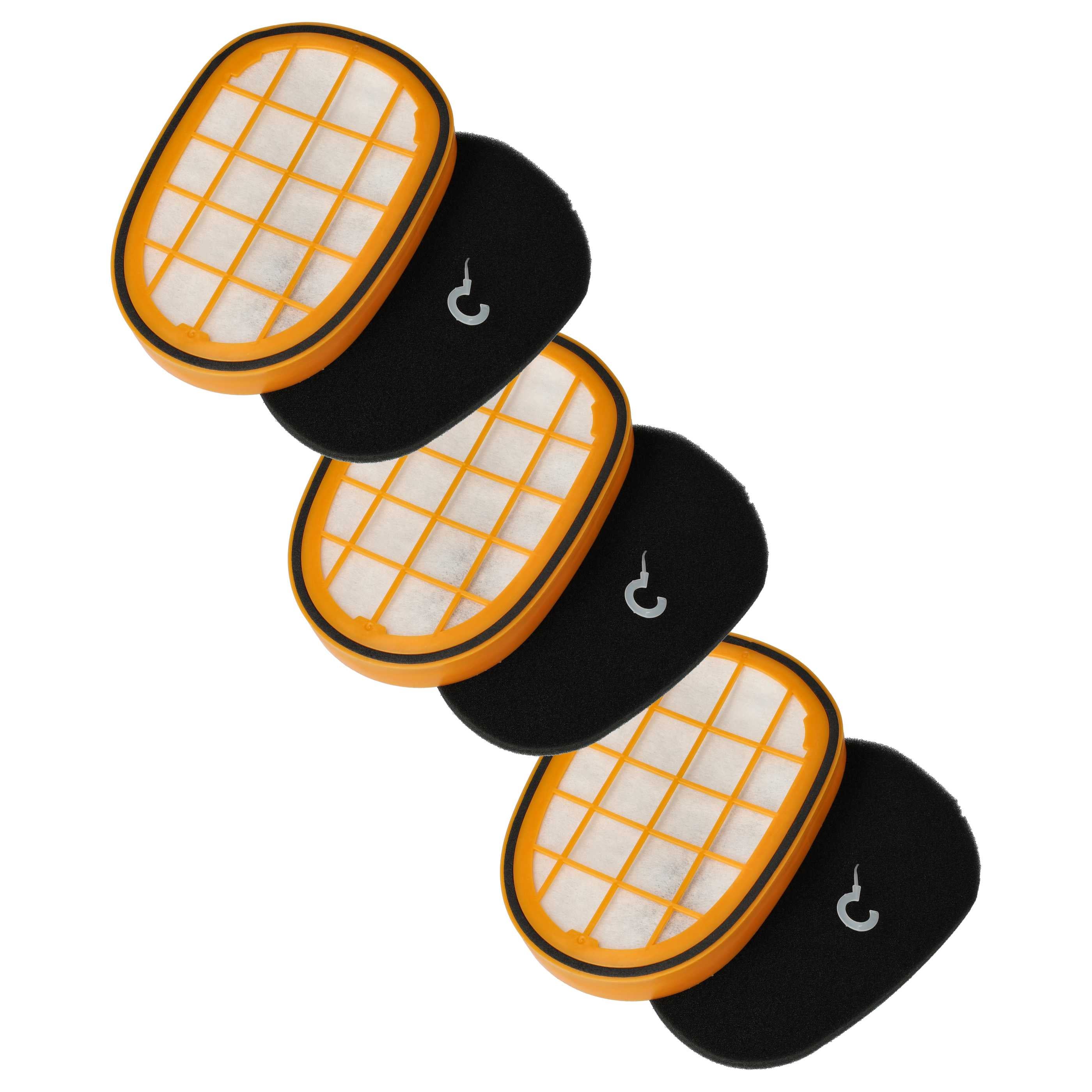 Vhbw Set 3x filtro pre-motor, 3x filtro protección motor compatible con ...