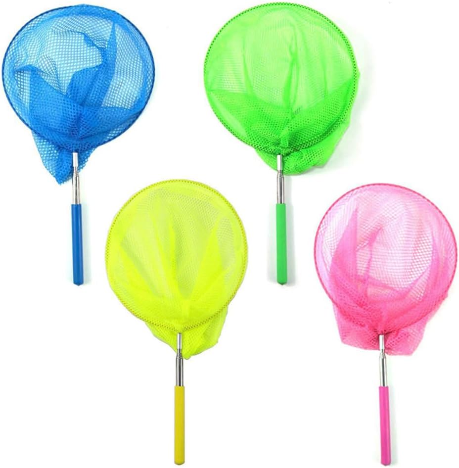 Lot de 4 filets télescopiques pour enfants, avec barre télescopique ...
