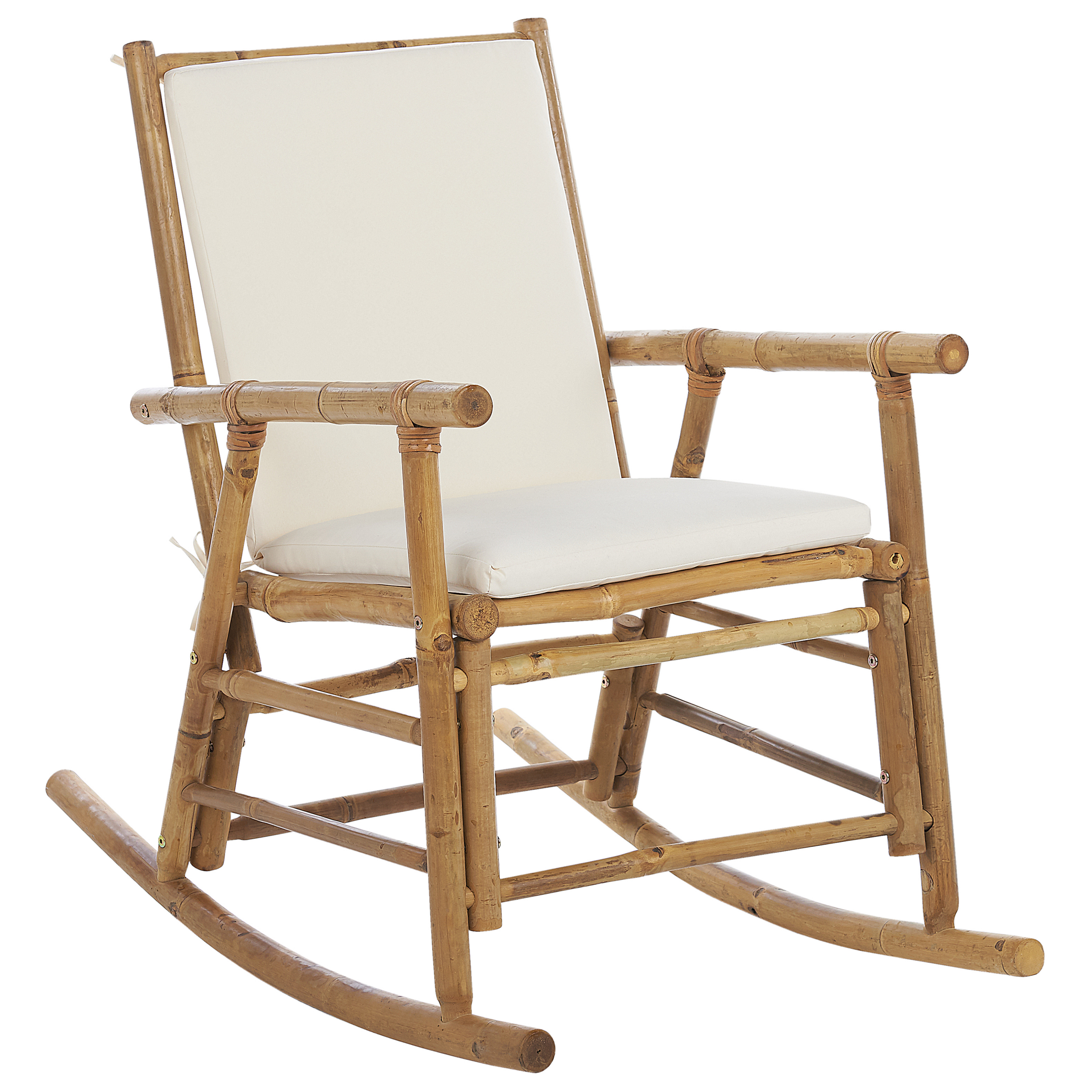 Poltrona a dondolo Legno Legno chiaro FRIGOLE | Leroy Merlin